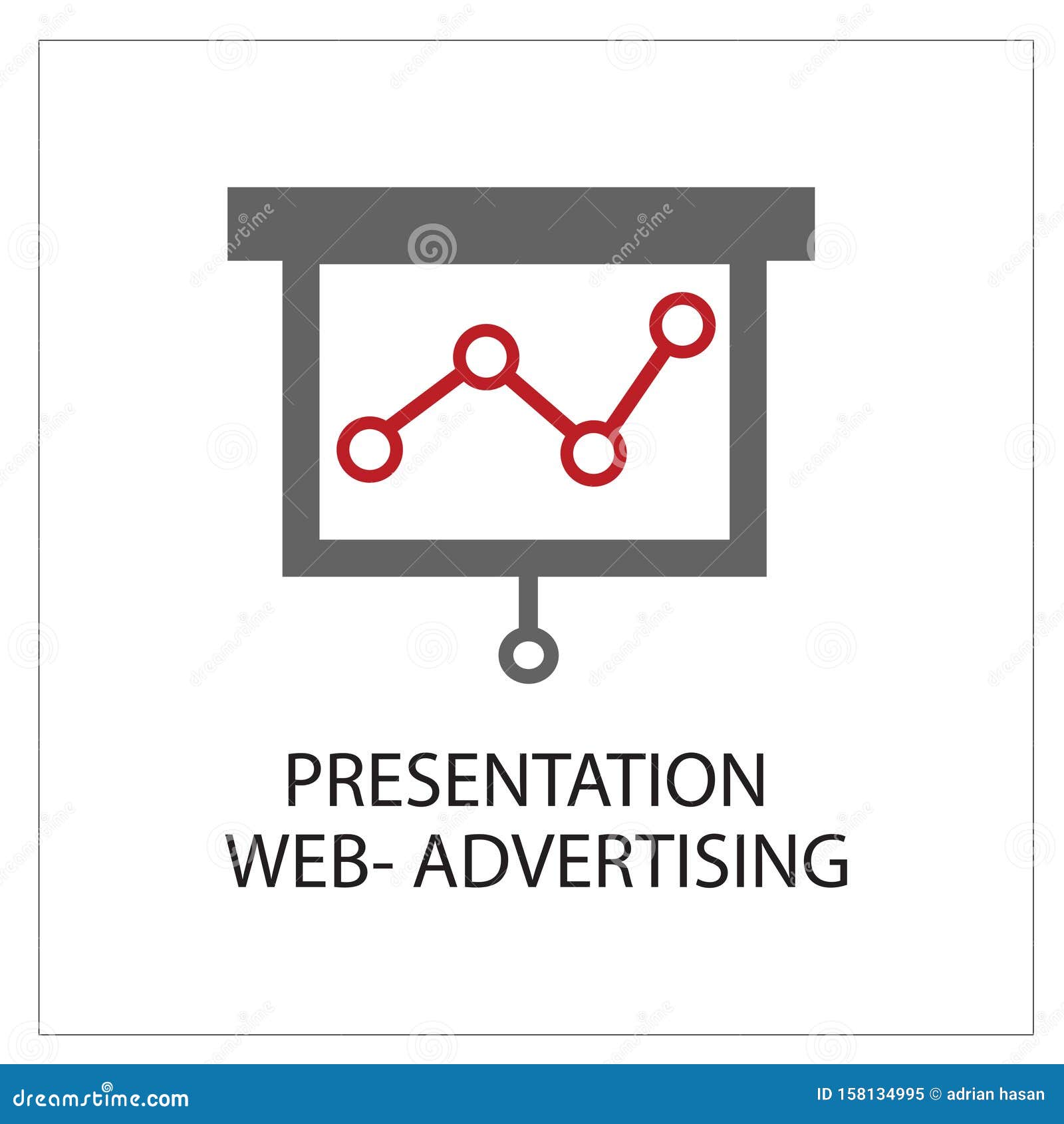 Presentation Simple Logo Icon Vector Ilustration Stock Vector ...