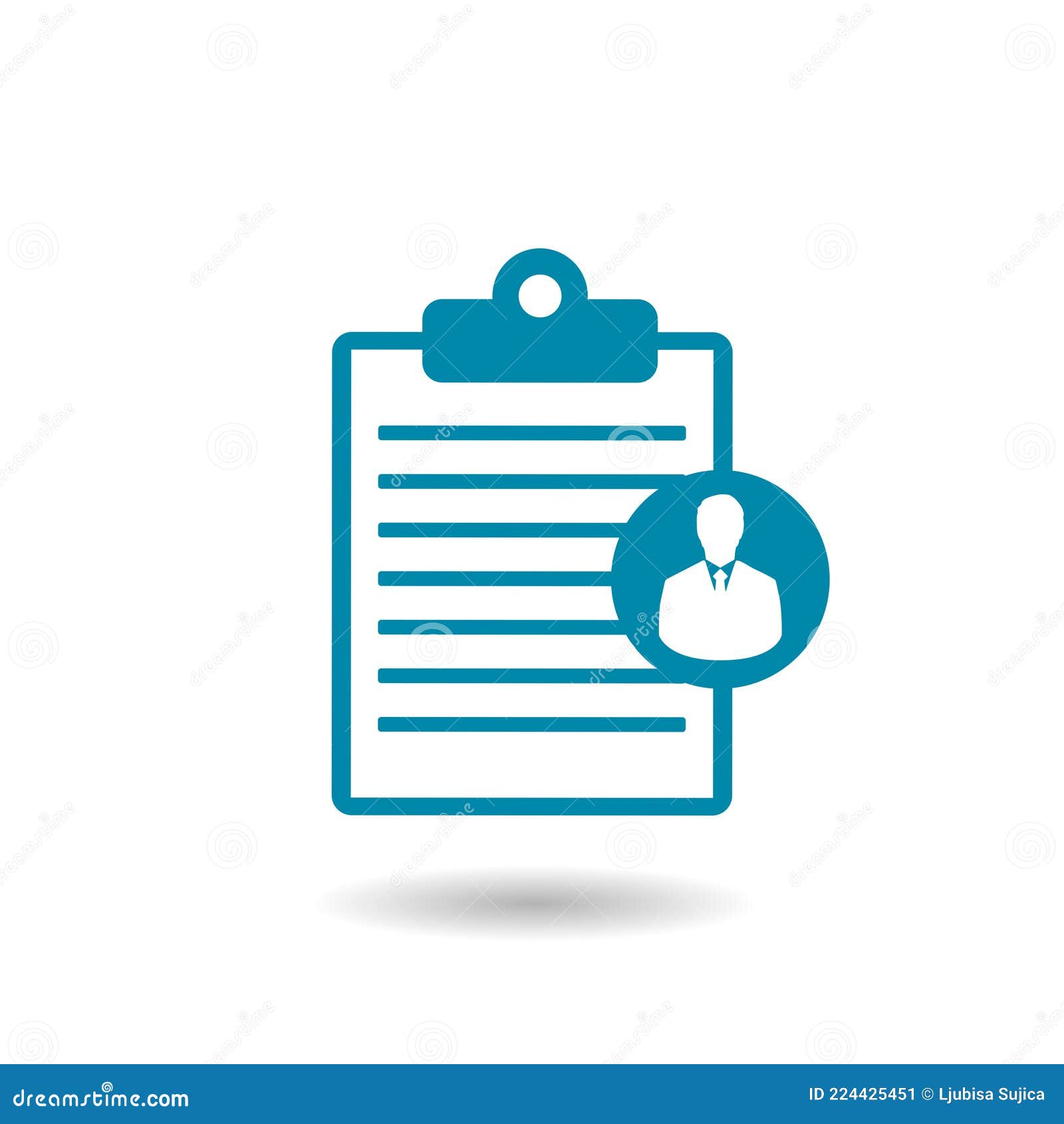 Presentation Skills Icon with Shadow Stock Vector - Illustration of ...