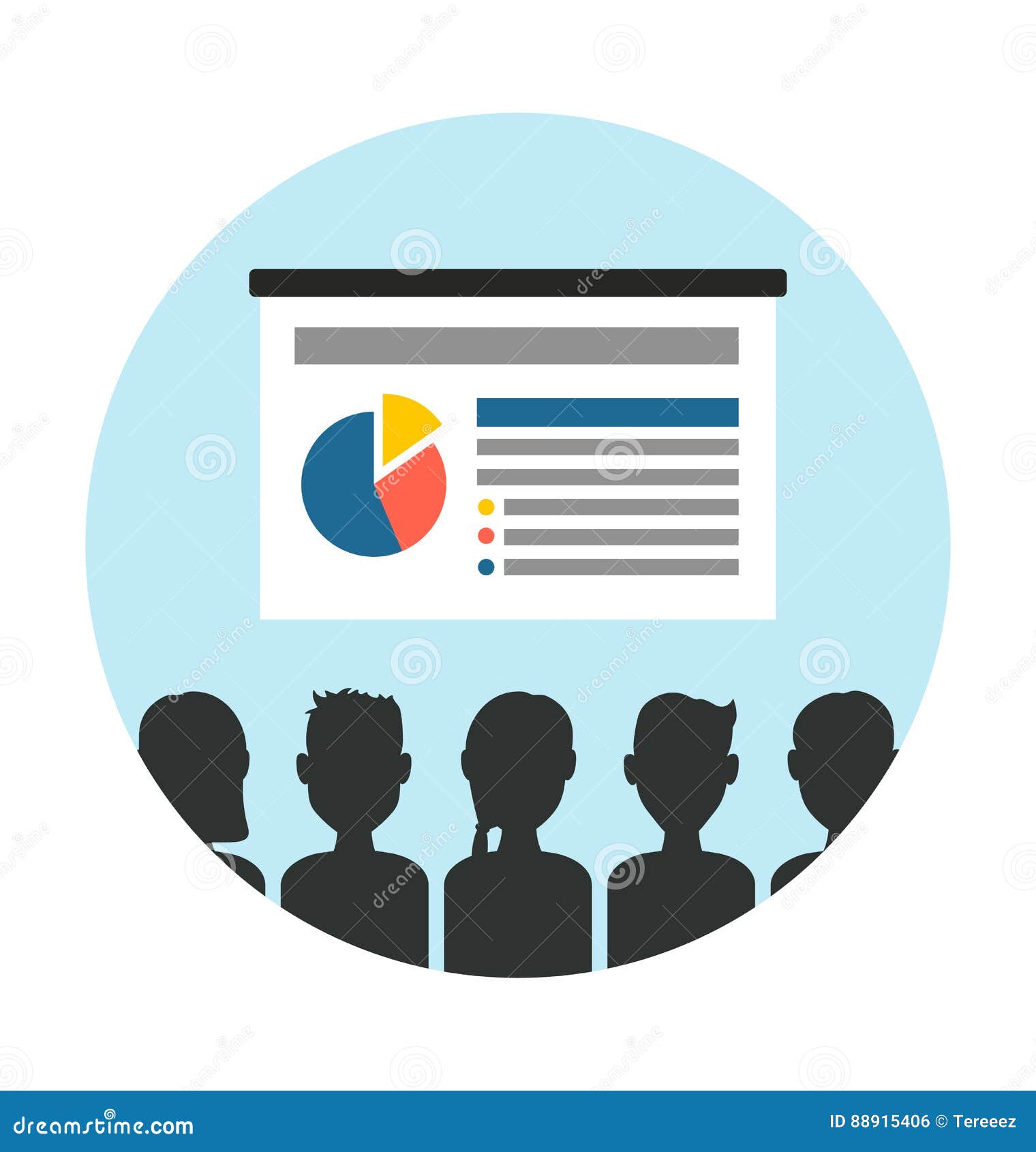 Audience Vector Illustration. Groop Of People Avatars On White ...