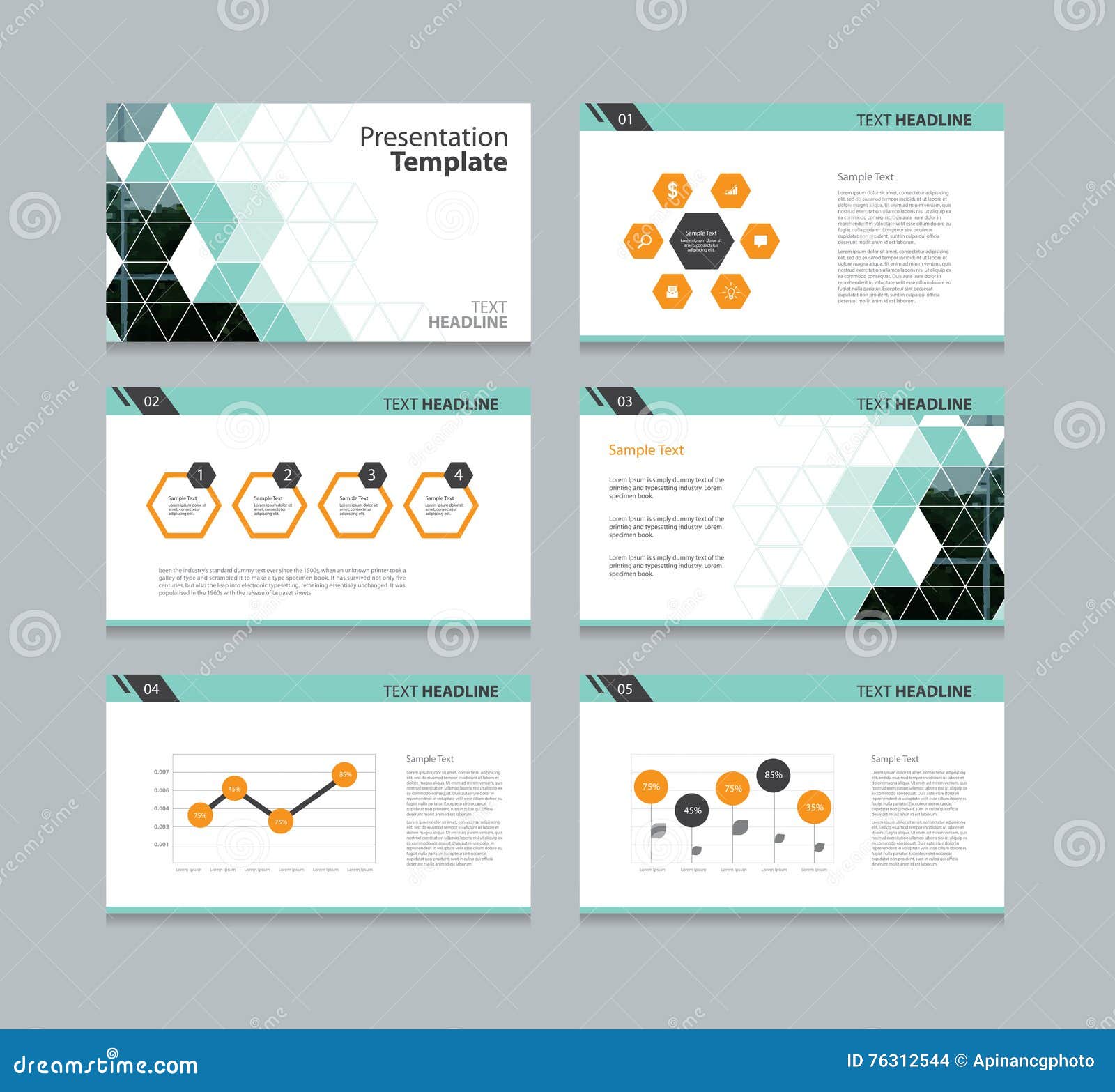 Presentation Slides Background Design Stock Vector - Illustration of ...