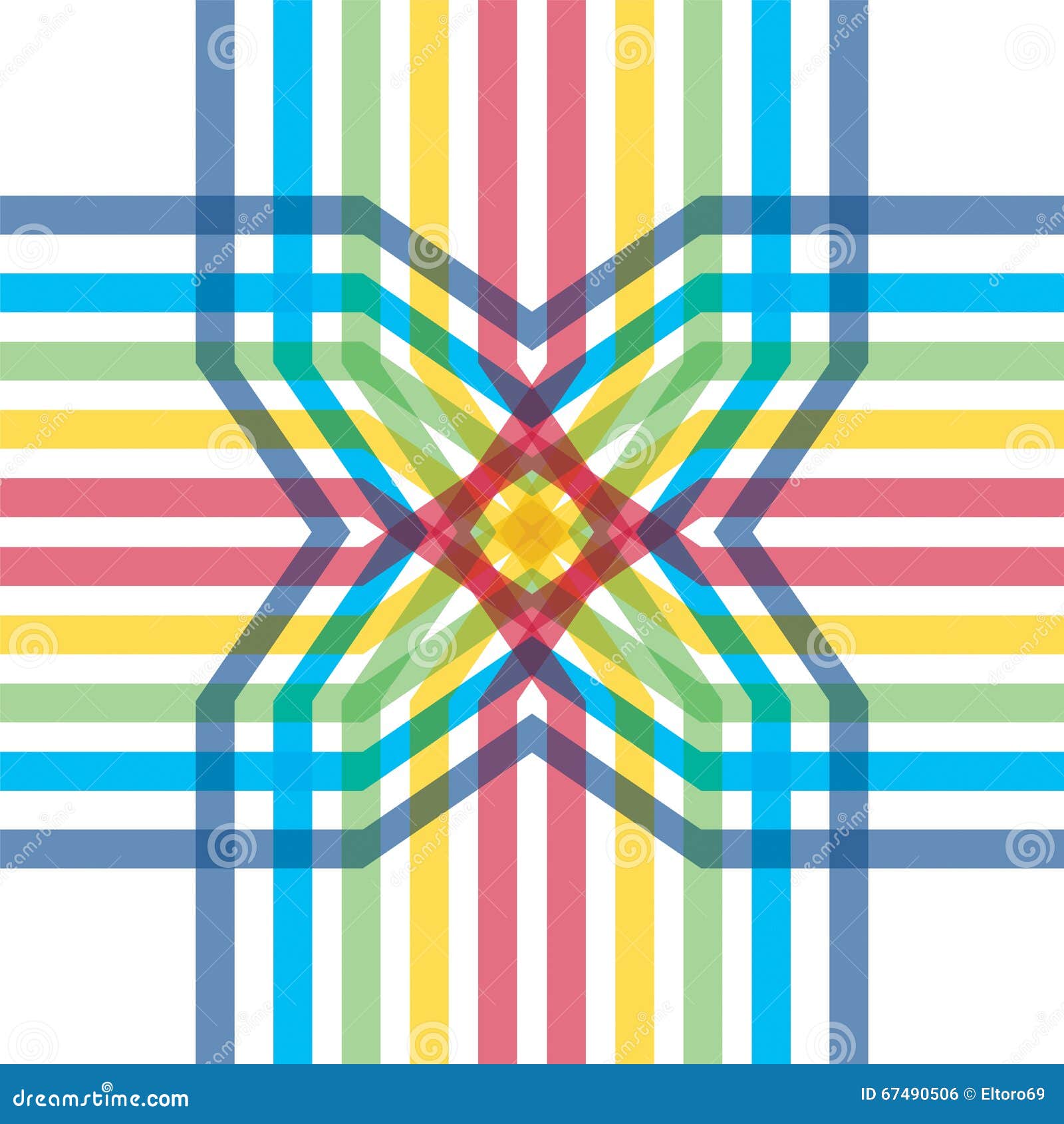 Presentation Template with Color Lines Stock Vector - Illustration of ...