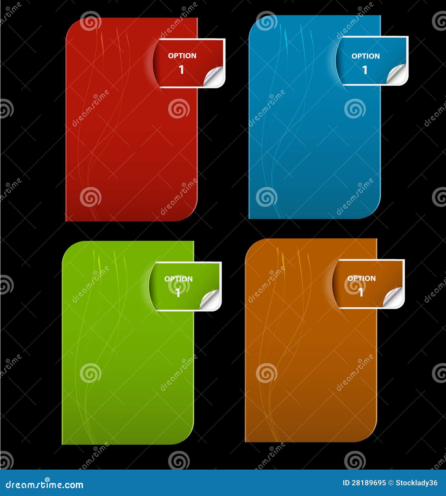 Presentation Template Empty Text Boxes Stock Illustrations – 195 ...