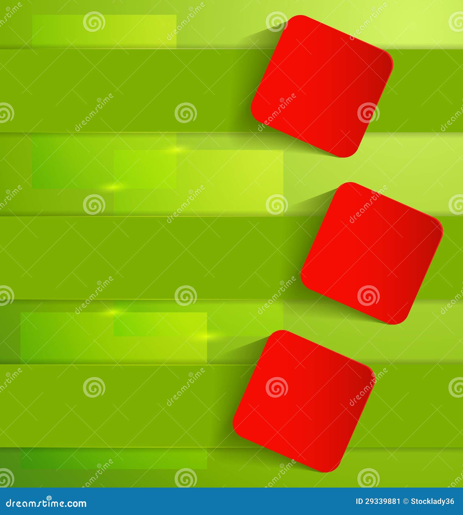 Presentation Template with Empty Text and Graphics Boxes Stock ...