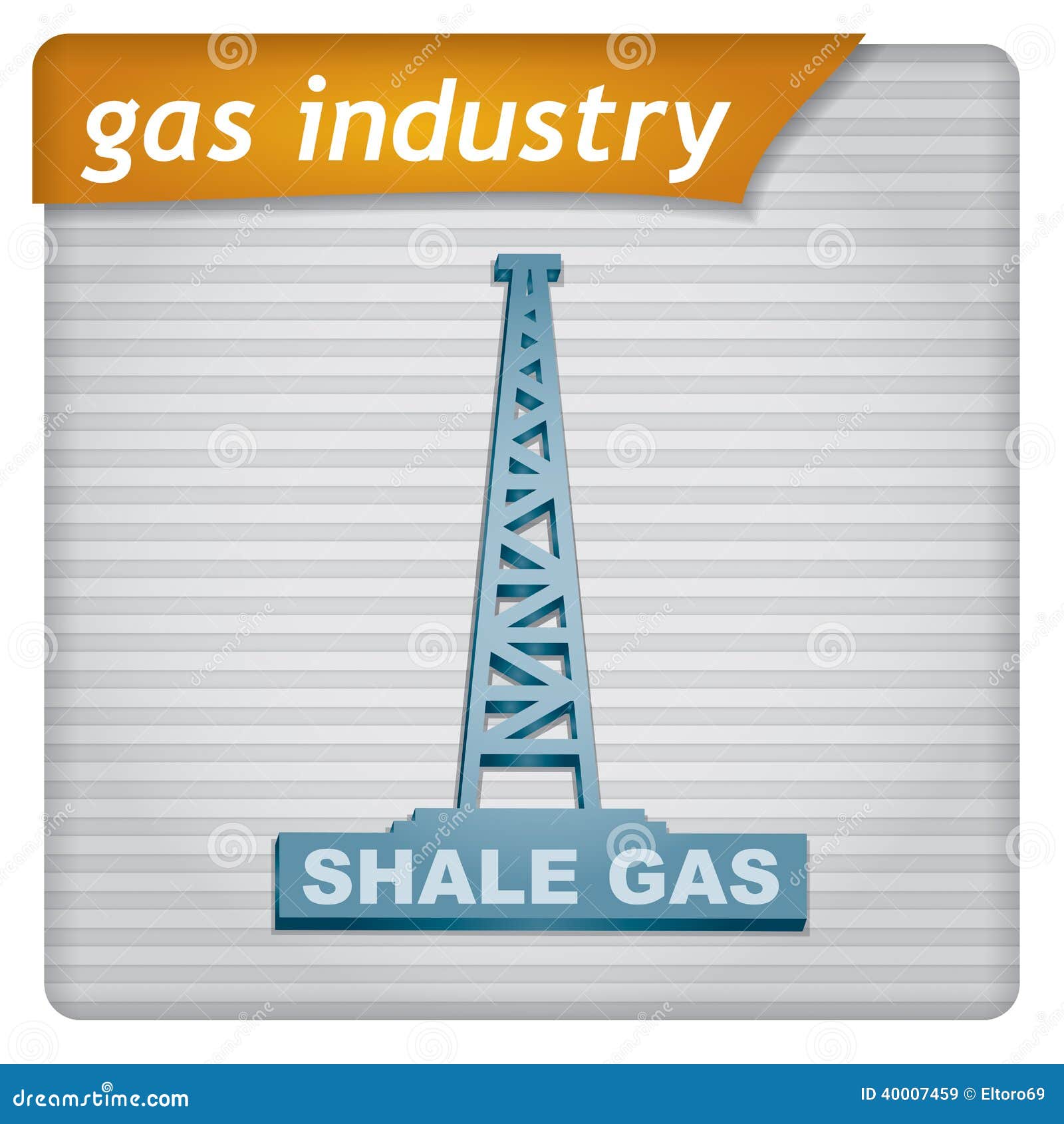Presentation Template - Gas Industry Stock Vector - Illustration of ...