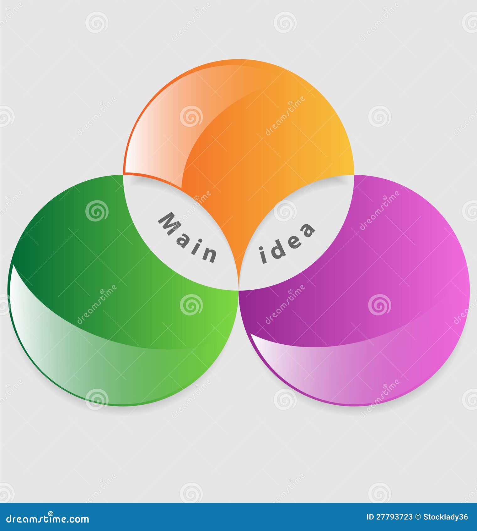 Presentation Template with Three Text Boxes Stock Illustration ... Presentation Template with Three Text Boxes Stock Illustration ...