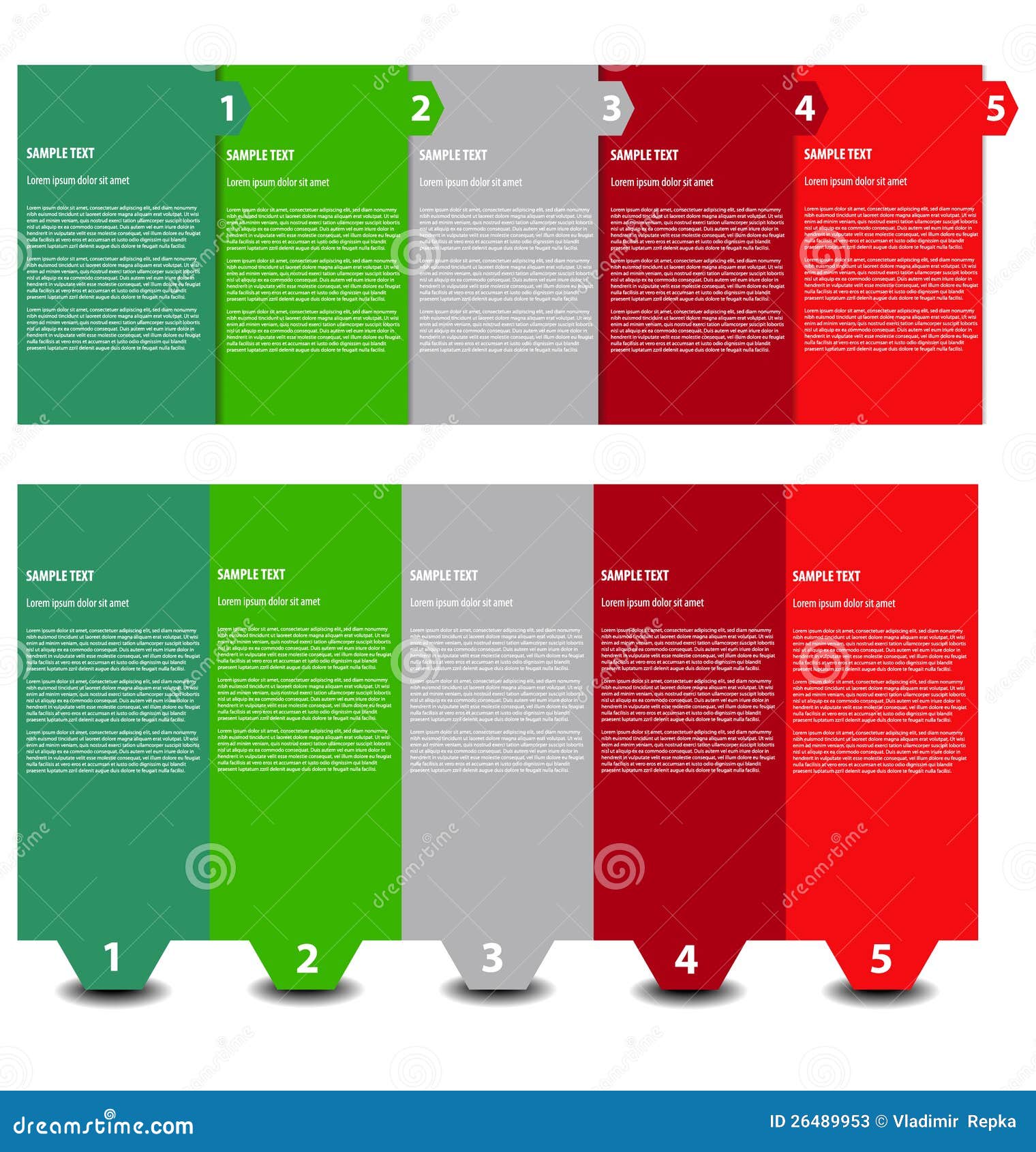 Presentation Templates with Text Boxes Stock Vector - Illustration of ...