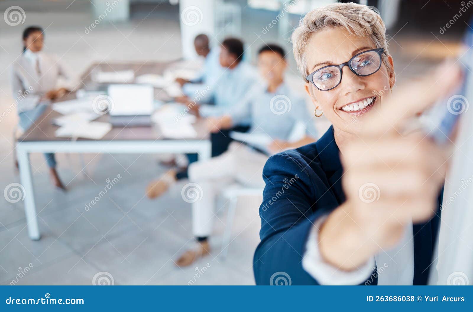 Presentation, Training and Planning with a Female Leader, Manager or ...