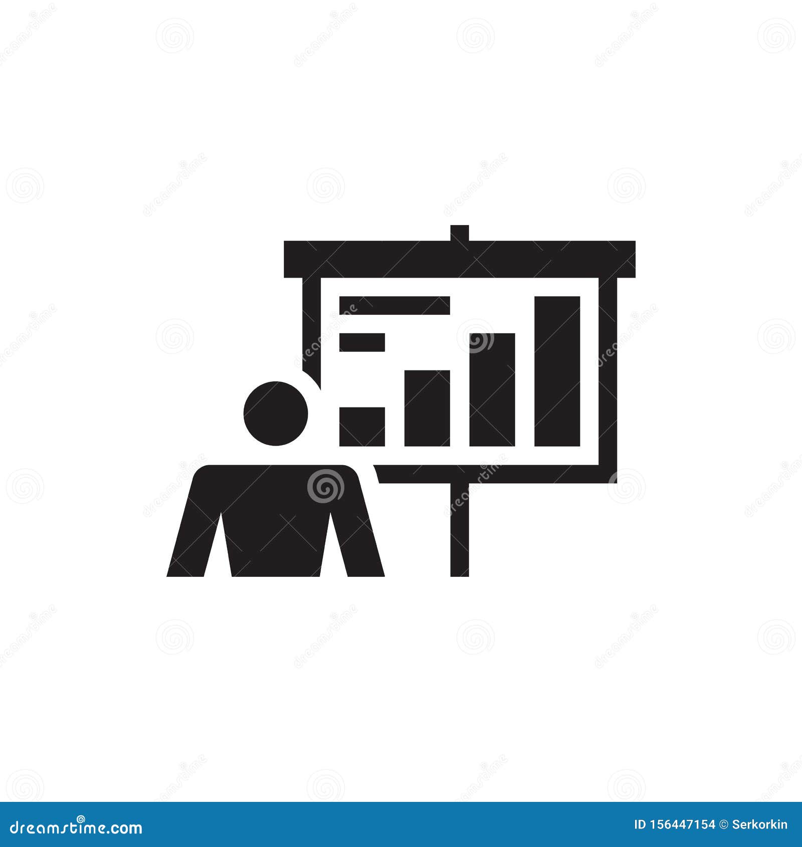 Presentation Training Vector Icon Design. Stock Vector - Illustration ...