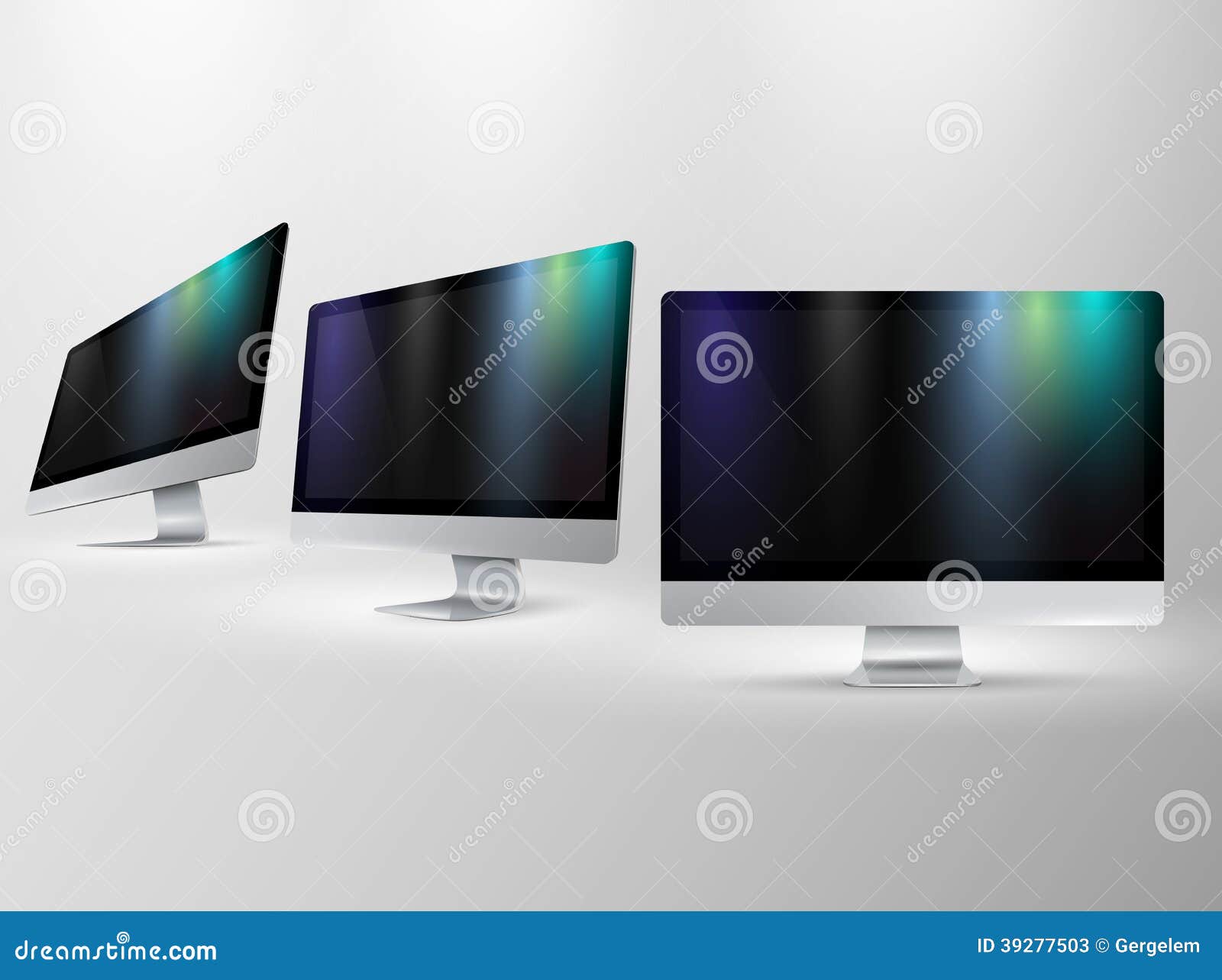 Flat Displays Stock Illustration | CartoonDealer.com #30296839