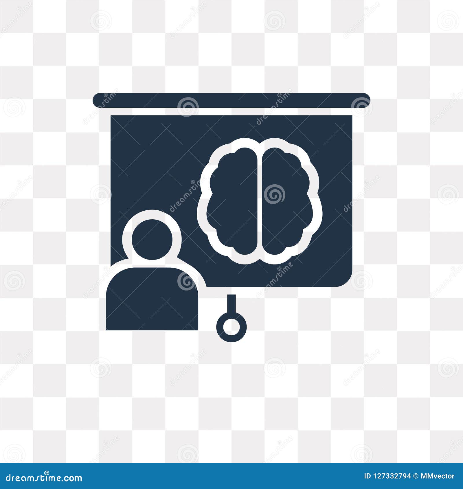 Presentation Vector Icon Isolated on Transparent Background ...