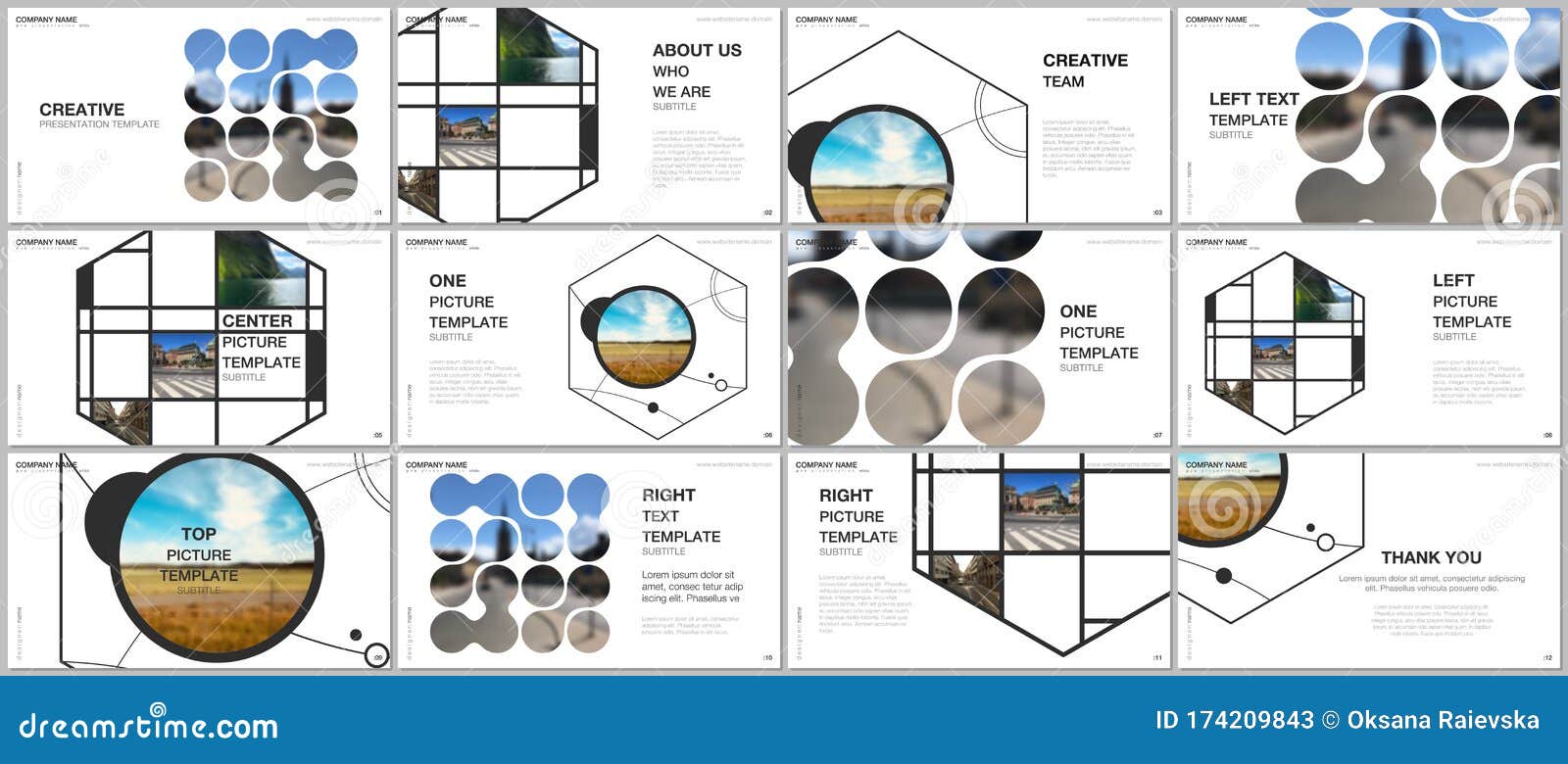Presentation Vector Templates, Multipurpose Template For Presentation ...