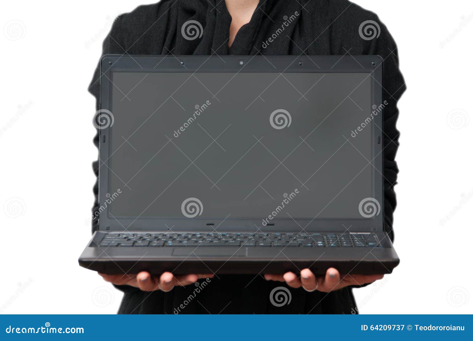 Presentazione Del Computer Portatile Immagine Stock - Immagine di ...