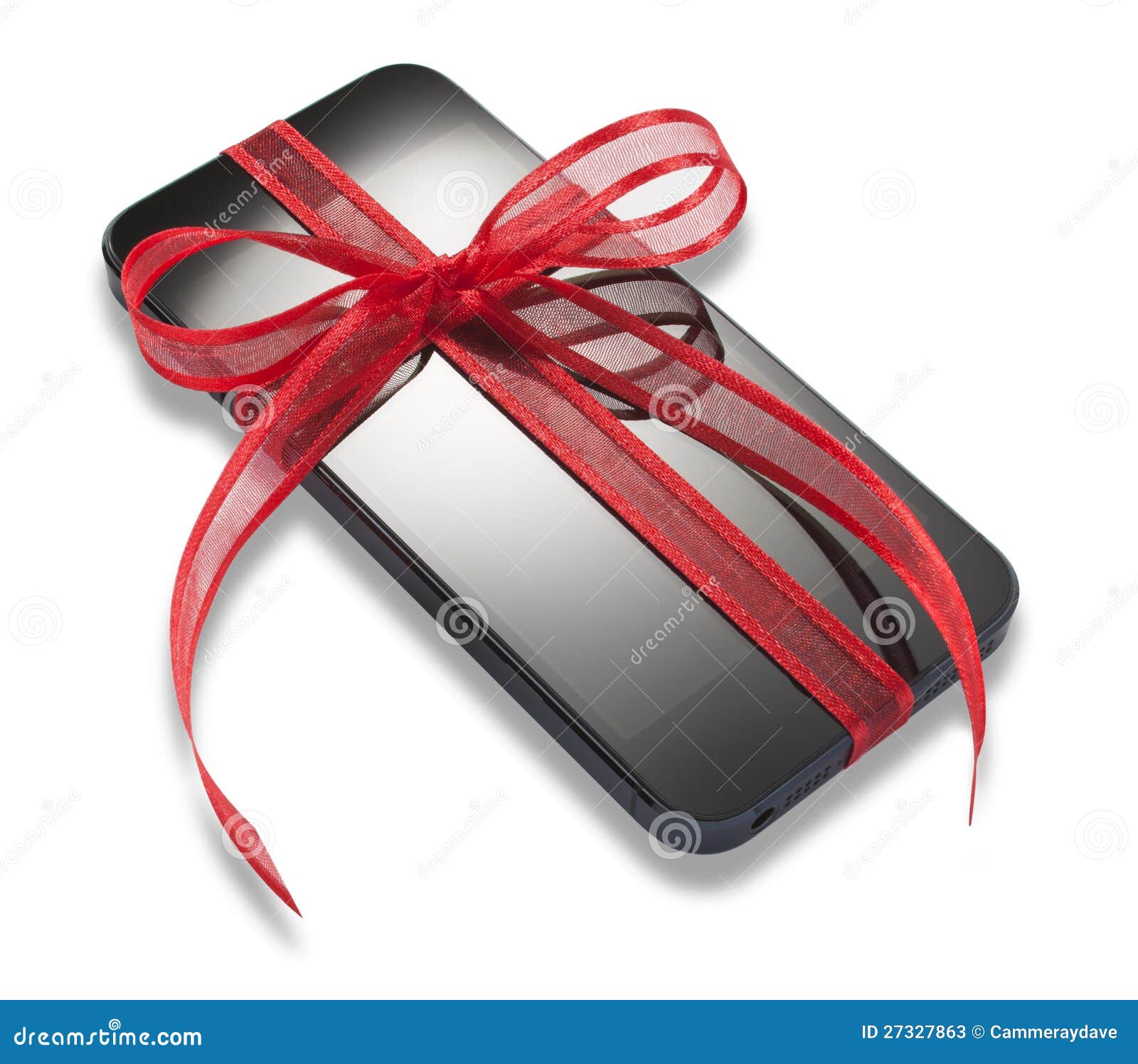 Presente Do Presente De Natal De Iphone 5 Foto de Stock Editorial ...