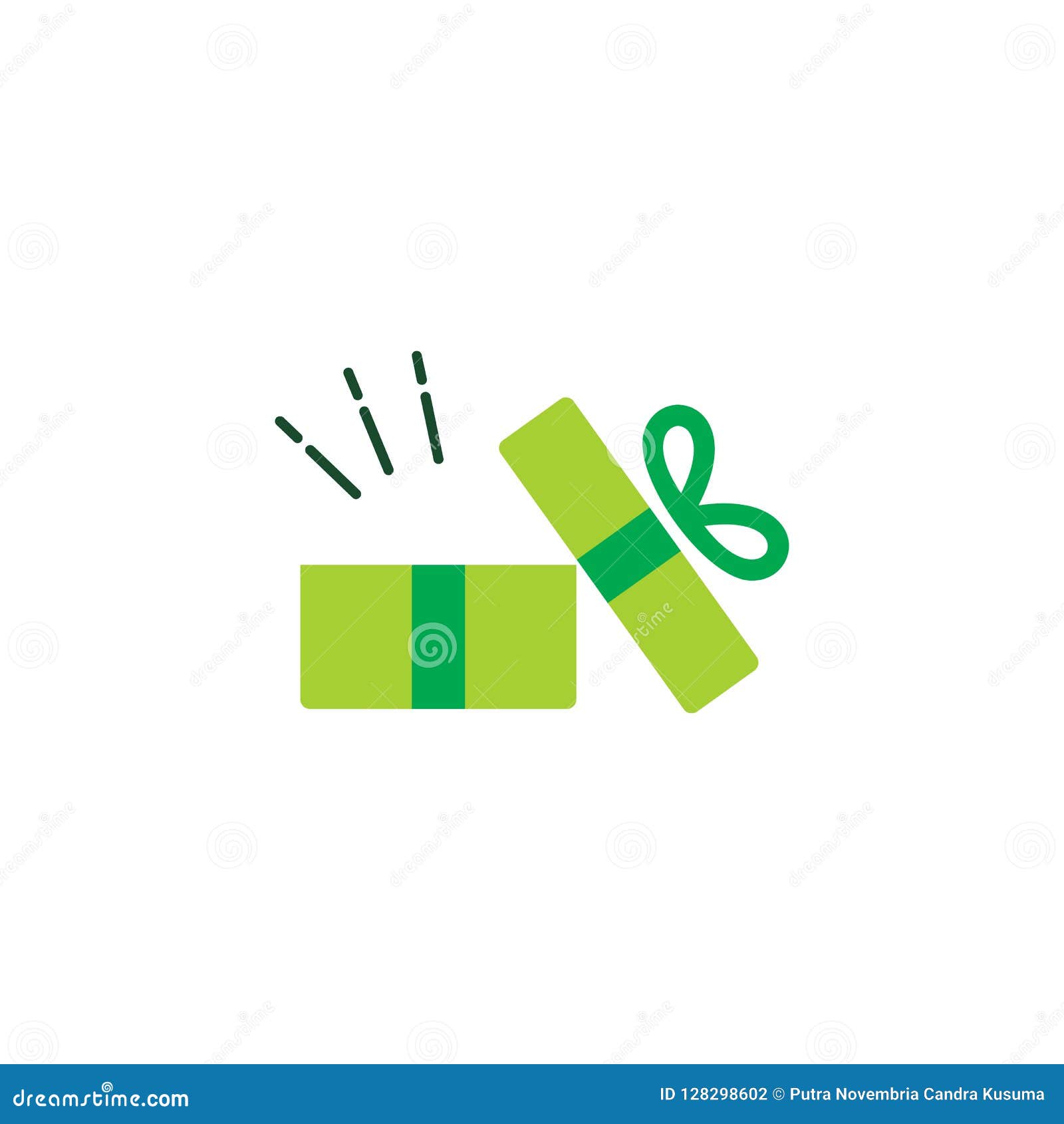 Presente Logo Icon Design Das Surpresas Ilustração do Vetor ...