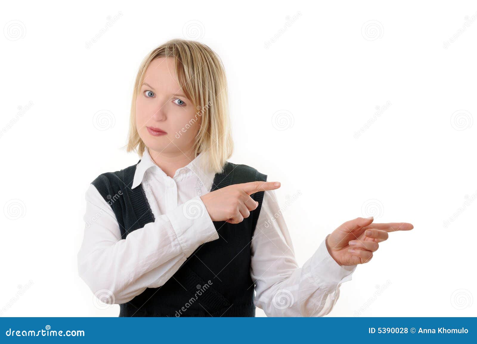 Presenter stock photo. Image of young, business, person - 5390028