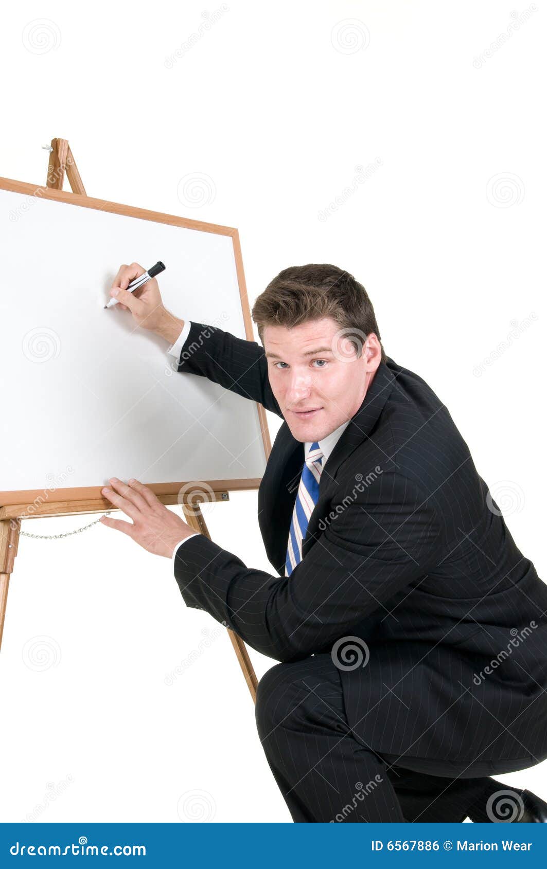 Presenter with board stock photo. Image of presenting - 6567886