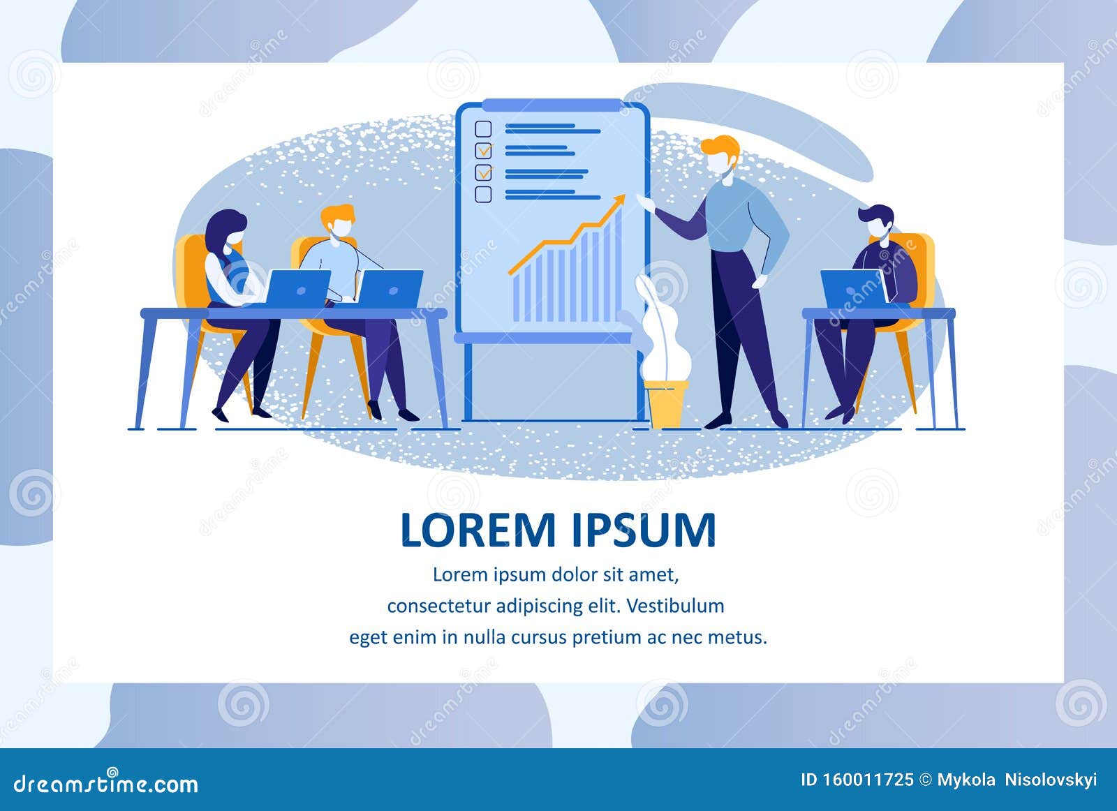 Cat Column Diagram. Funny 5 Steps Infographics Template. Growing Charts ...