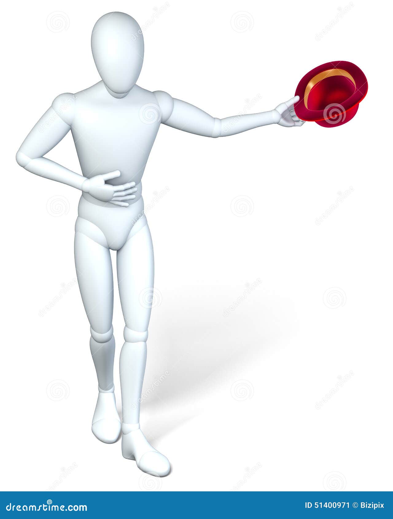 Man, Figure Presenting, Welcoming Stock Illustration | CartoonDealer ...