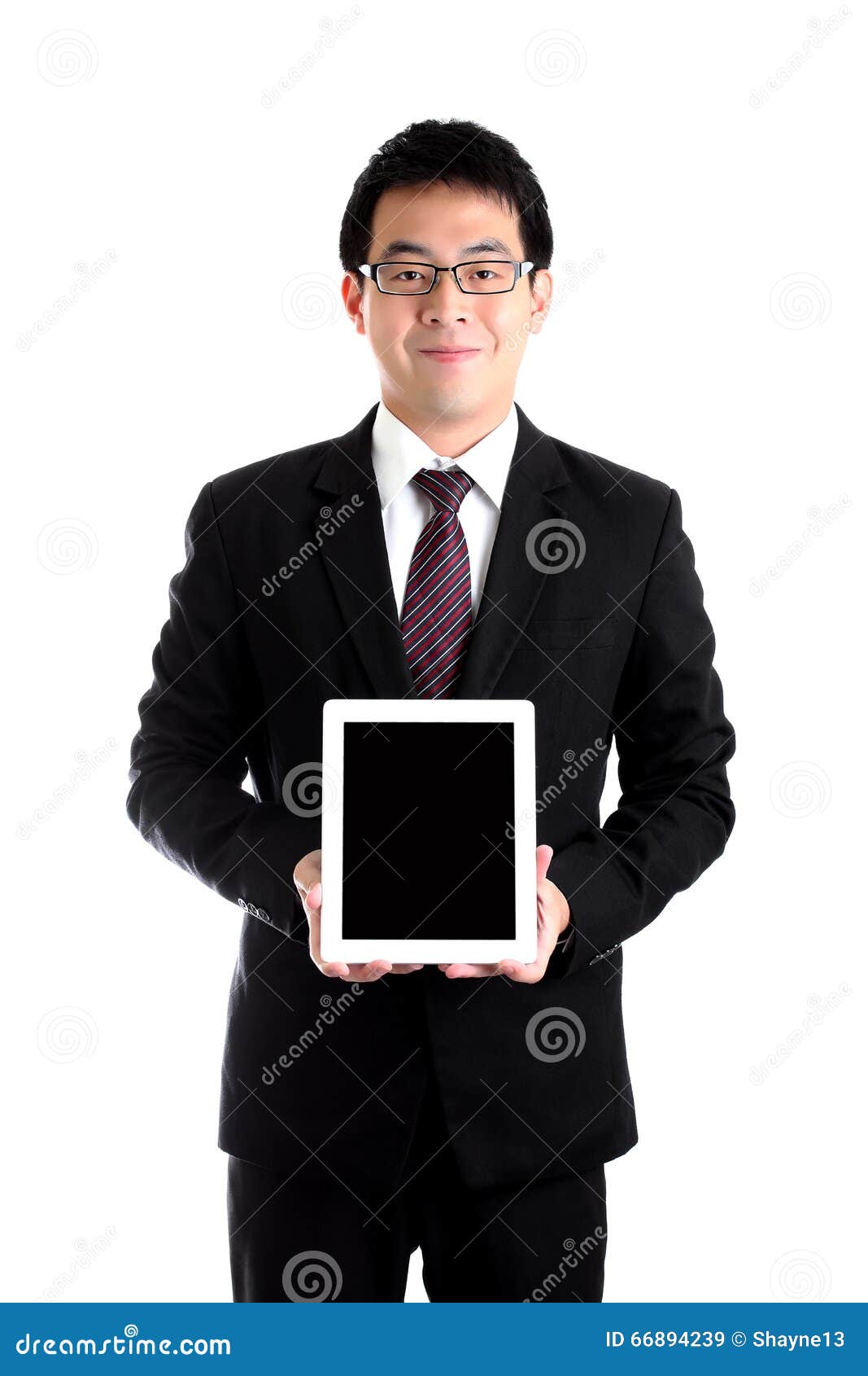 Presenter stock image. Image of cheerful, technology - 66894239