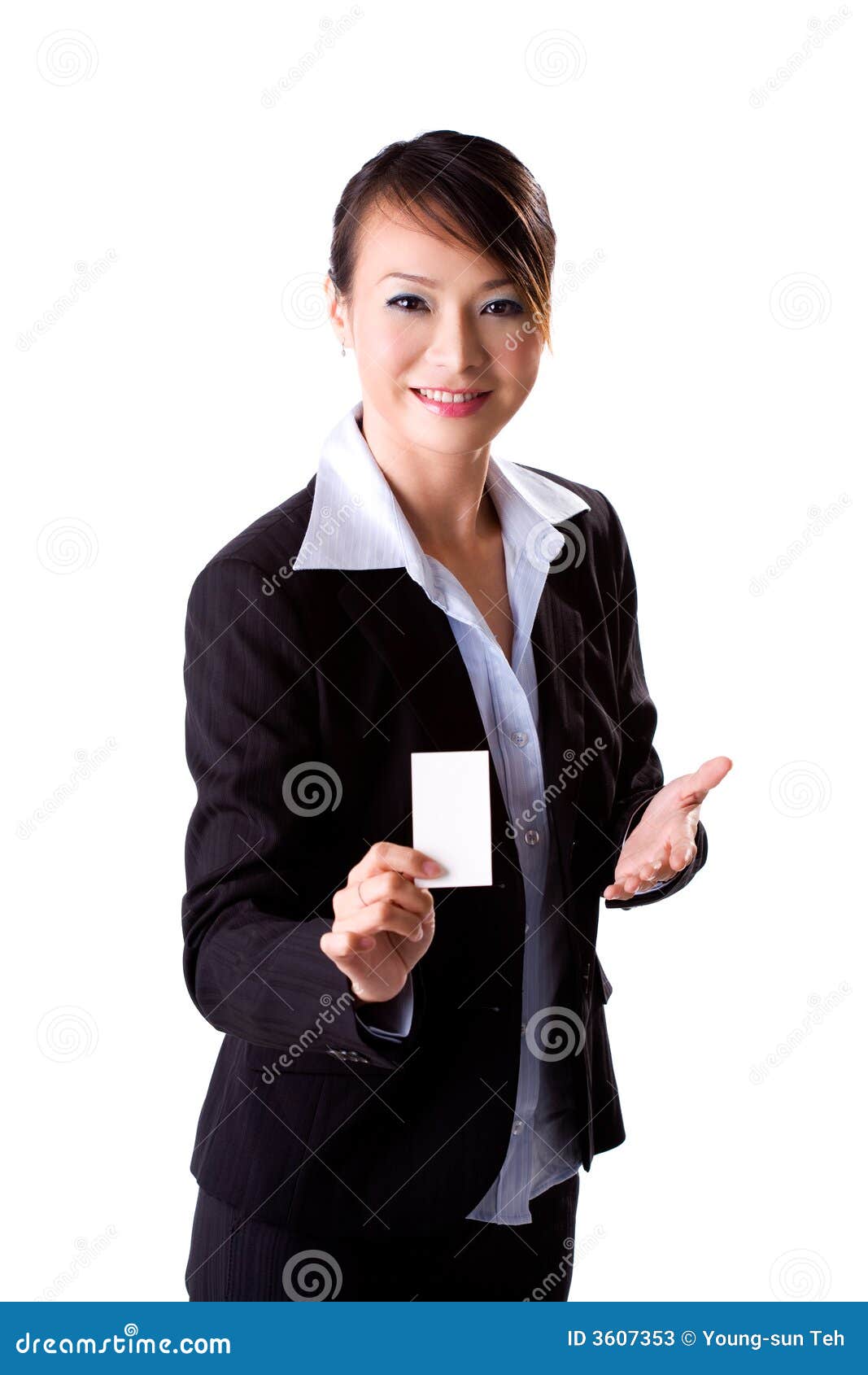 Presenting business Card stock image. Image of business - 3607353