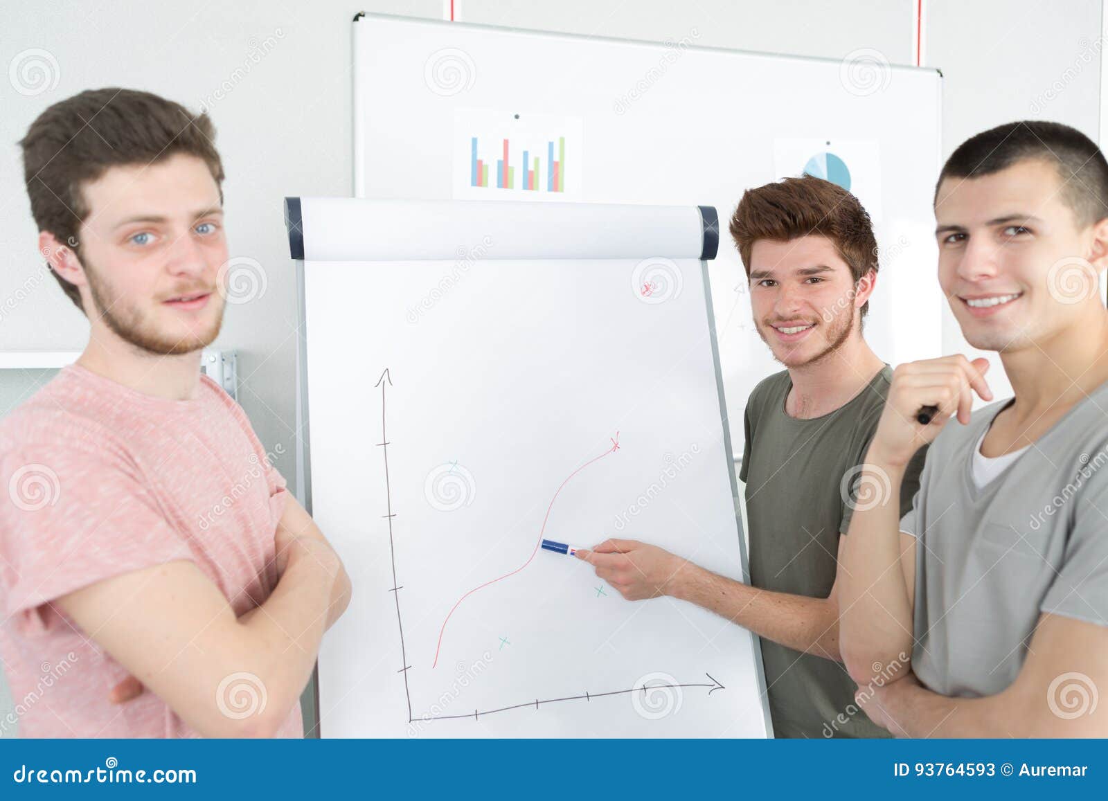 Presenting chart to class stock image. Image of rate - 93764593