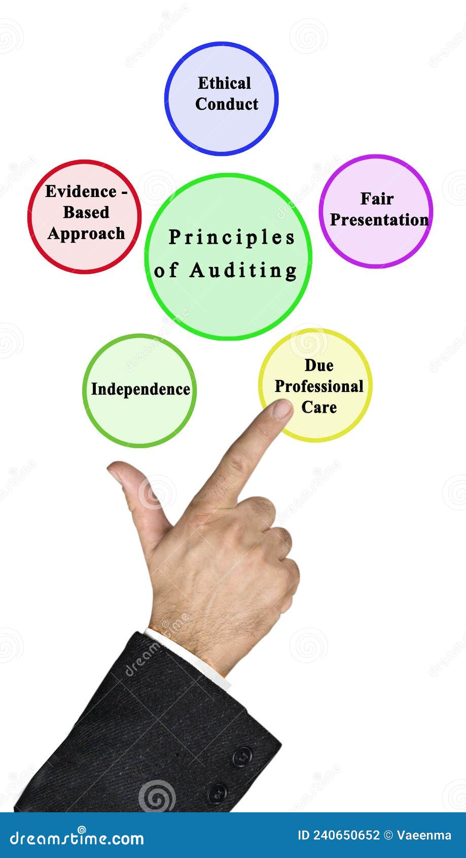 Five Principles of Auditing Stock Photo - Image of presenting, based ...