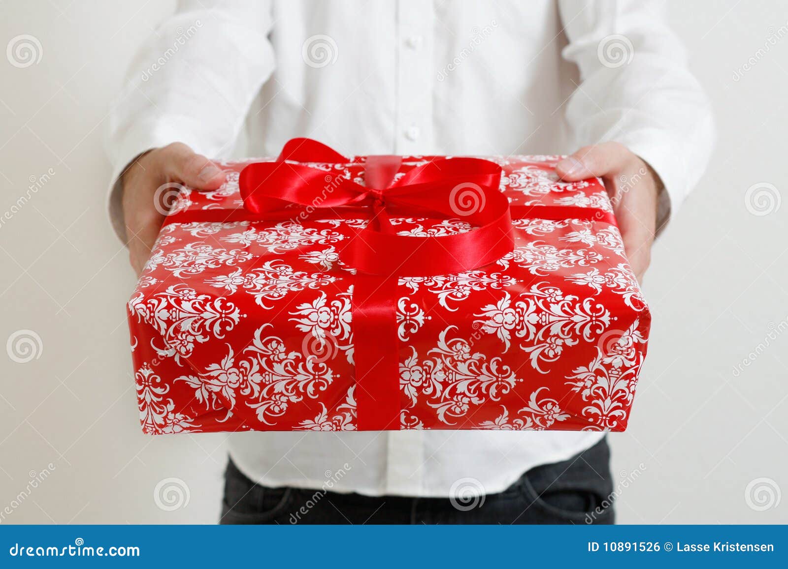 Presenting a gift stock photo. Image of giving, presentation - 10891526