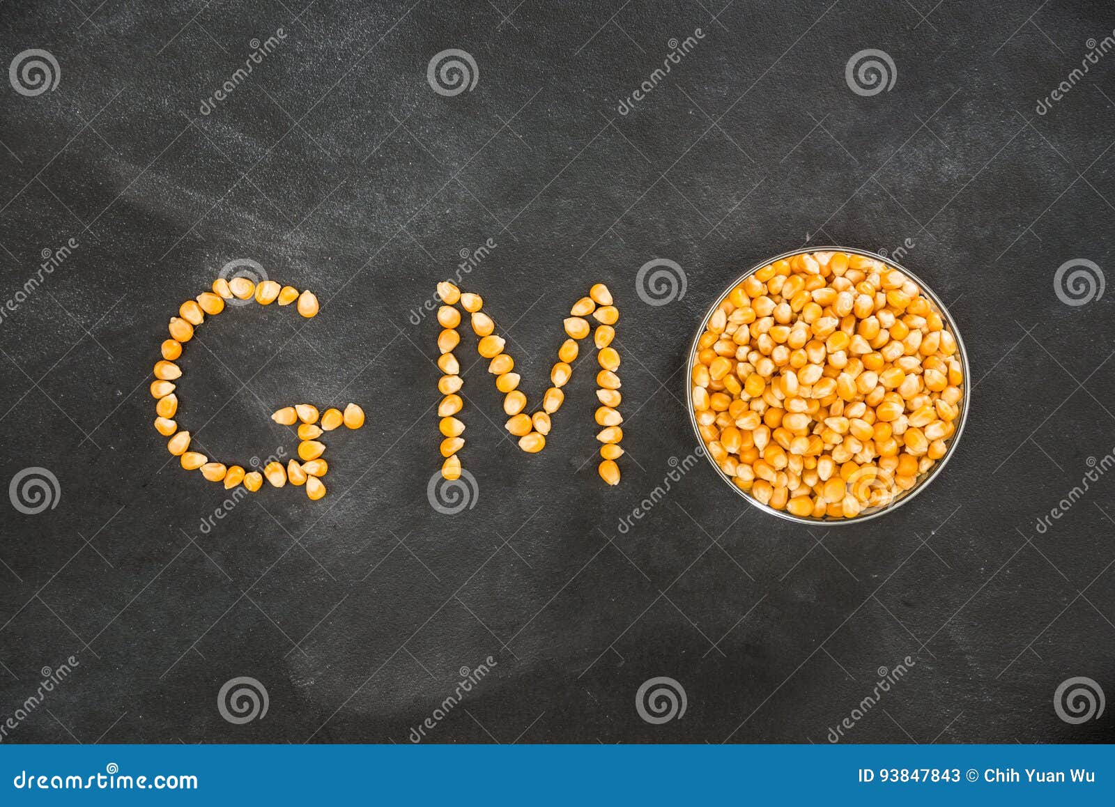 Presenting Gmo Shape To Showing the Concept Stock Image - Image of ...