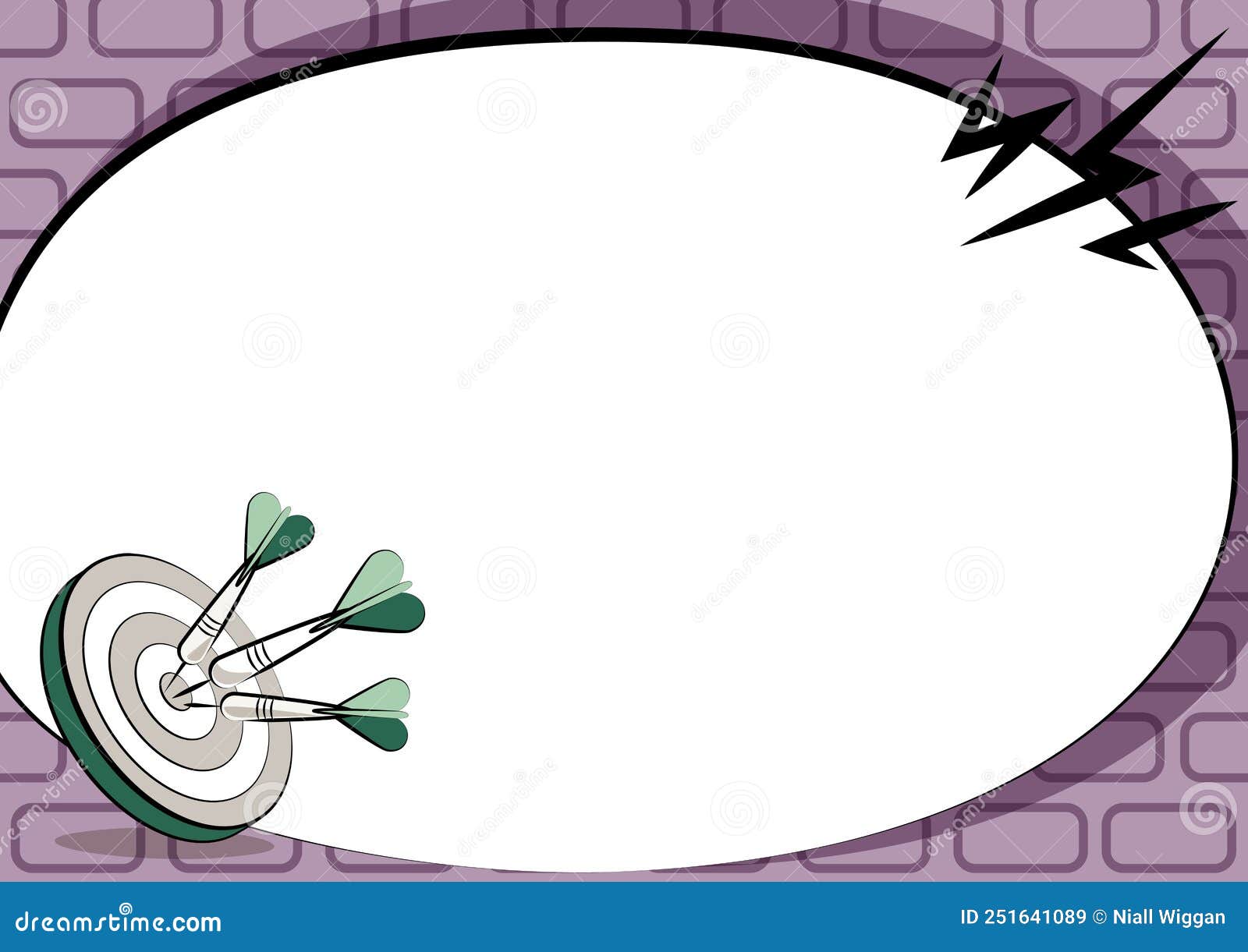 Presenting Message Hitting Target Concept, Abstract Annoucing Goal ...