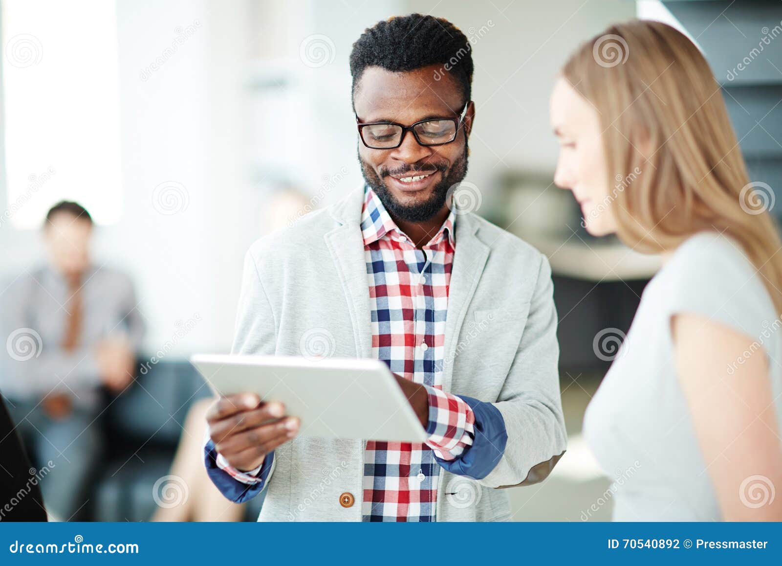 Presenting project stock photo. Image of businesspeople - 70540892