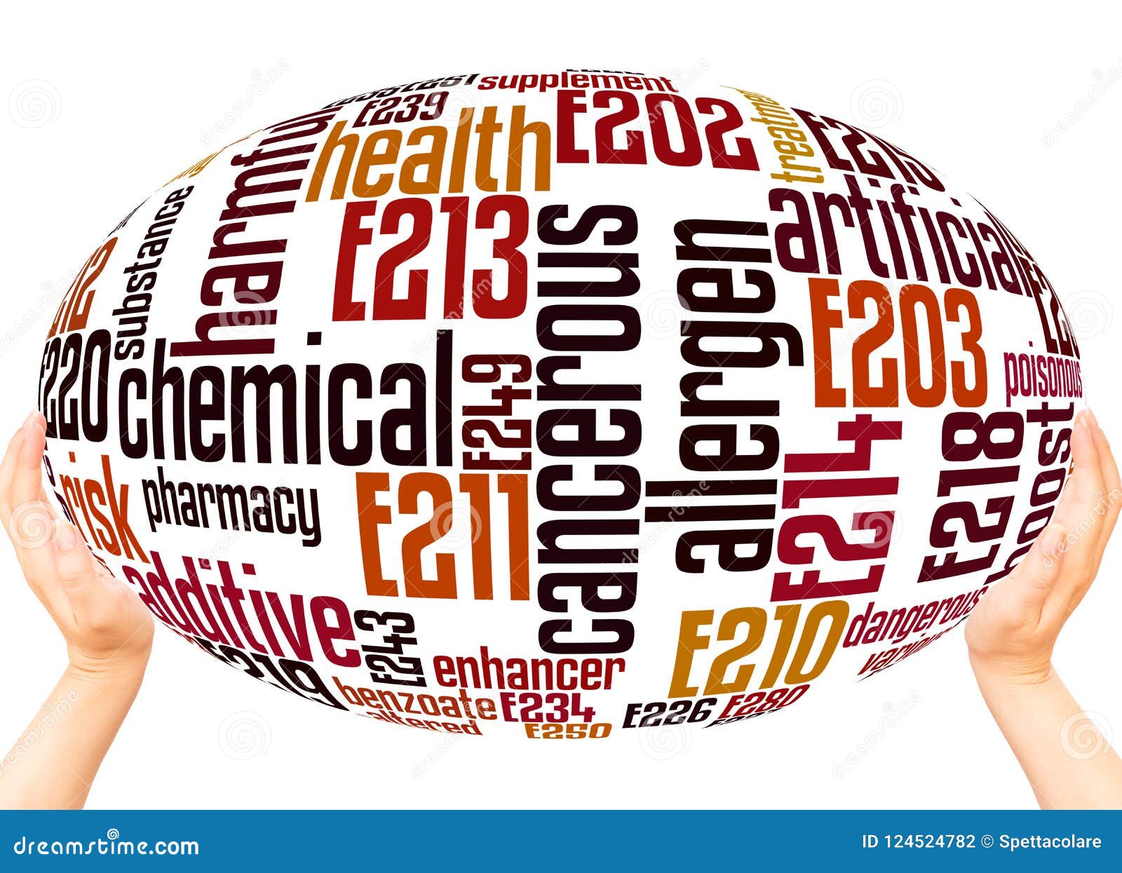 Preservatives Word Cloud Sphere Concept Stock Illustration ...
