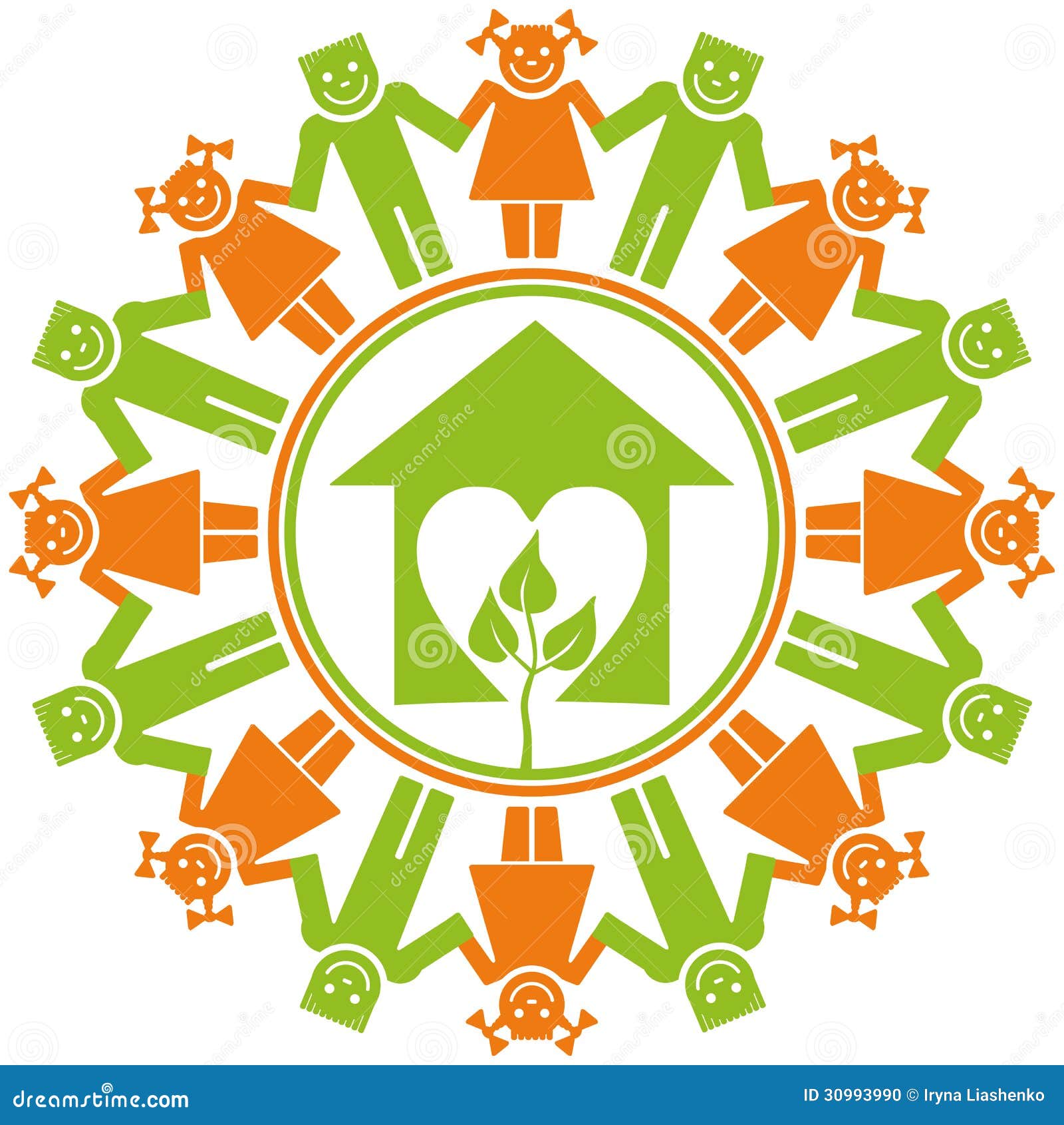 Preserve ecology planet. stock vector. Illustration of nature - 30993990