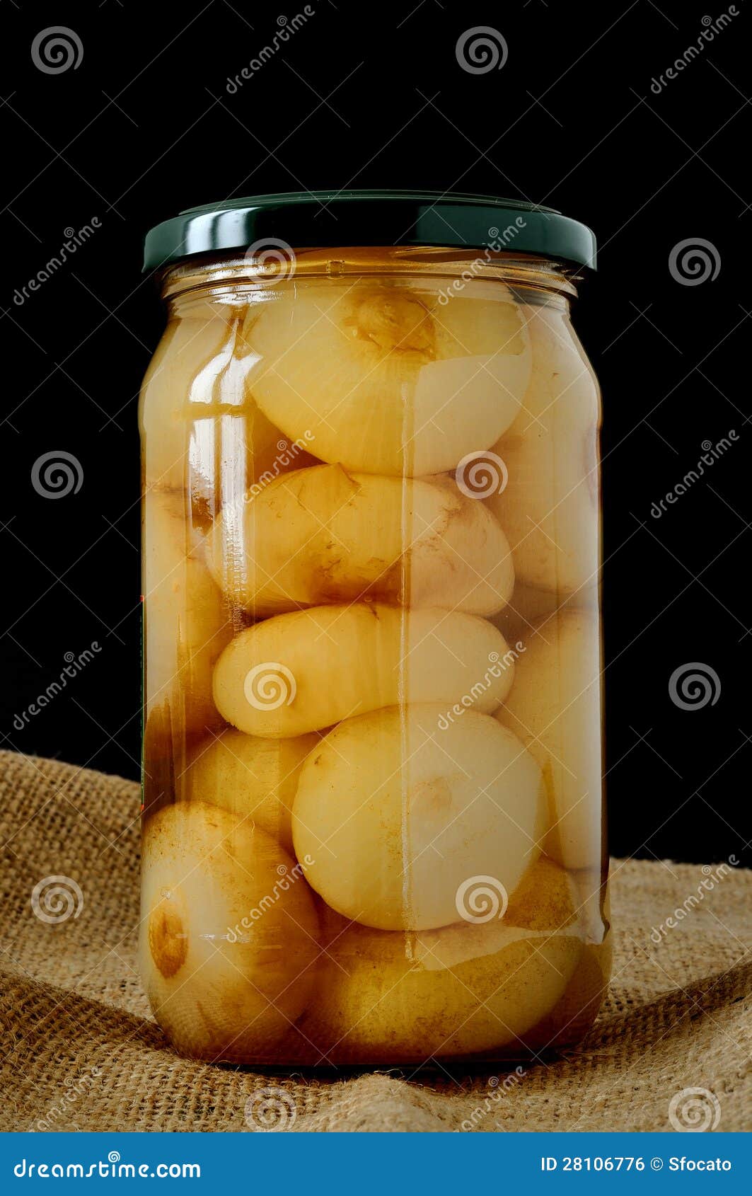 Preserve of Pickled Onions (cipolline Borettane) Stock Photo - Image of ...