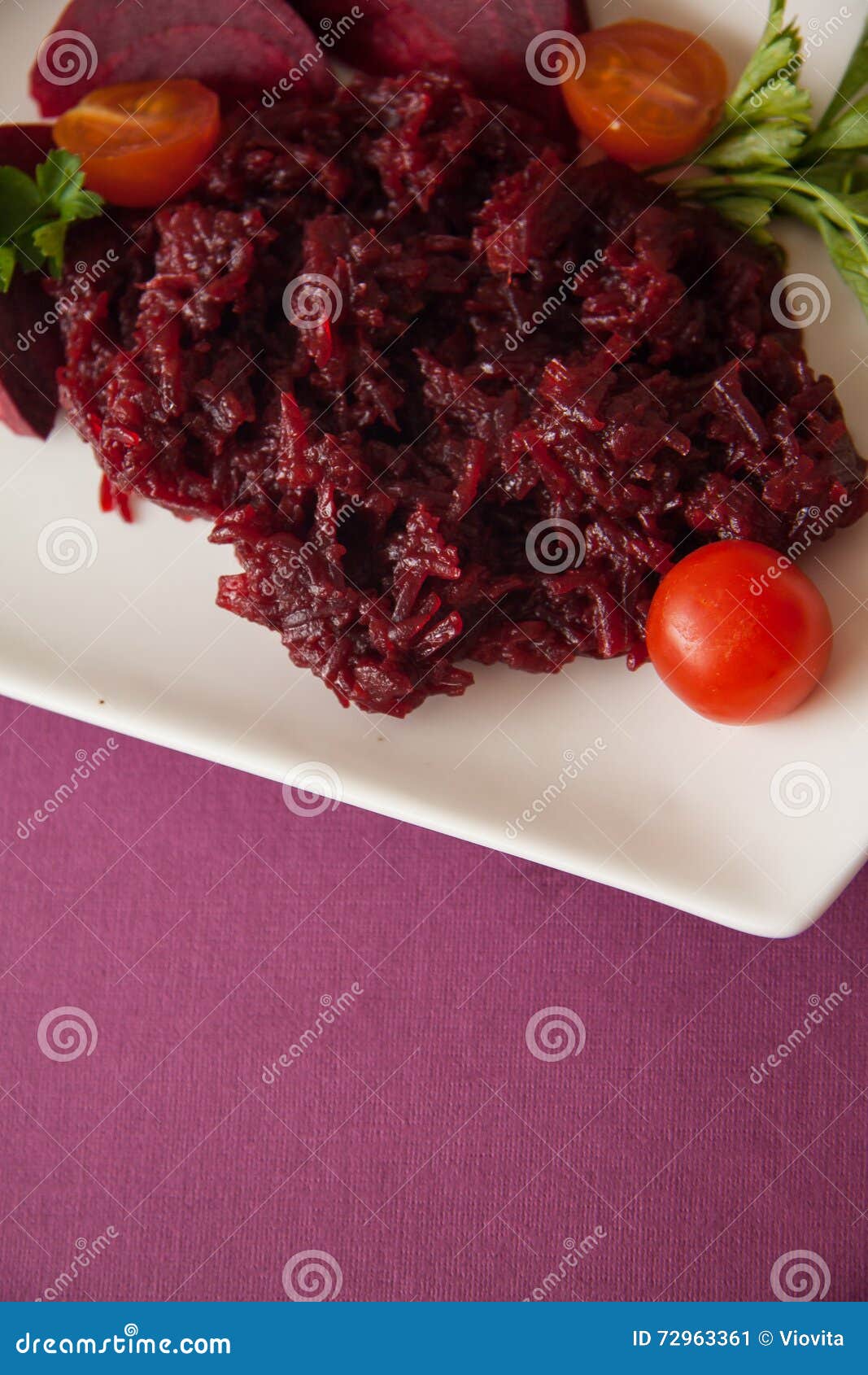 Preserved Beet with Vegetables Stock Image - Image of preserve, garlic ...
