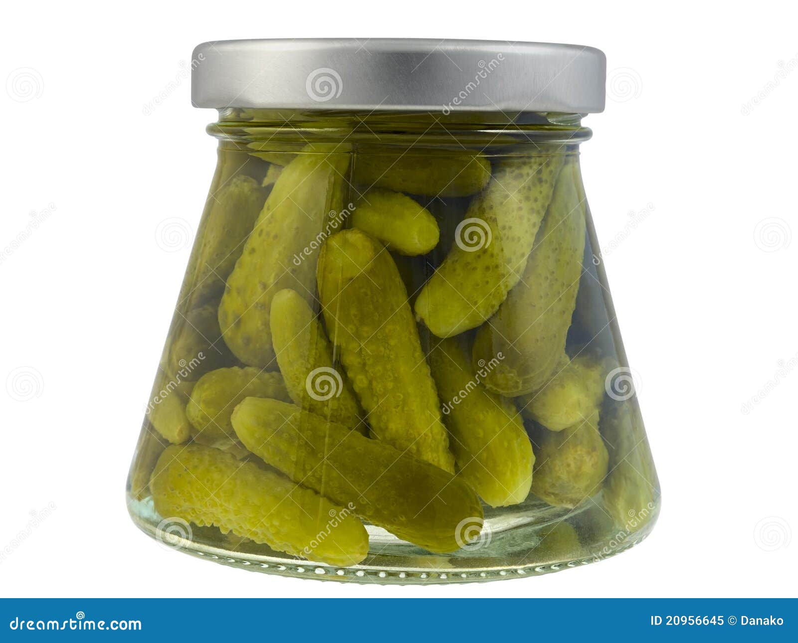 Preserved Cucumbers (pickled) Stock Image - Image of clipping, single ...