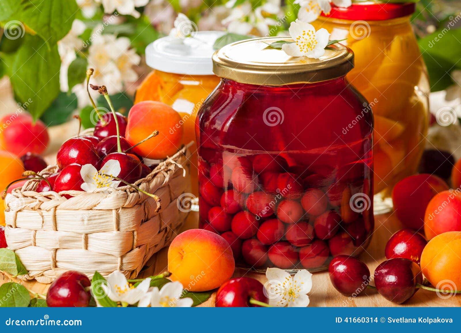 Preserved Fruit and Berries Stock Photo - Image of dessert, ingredient ...