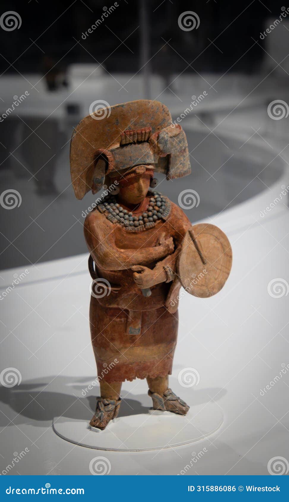 Preserved Mayan Relic of a Human Figure. Editorial Photo - Image of ...