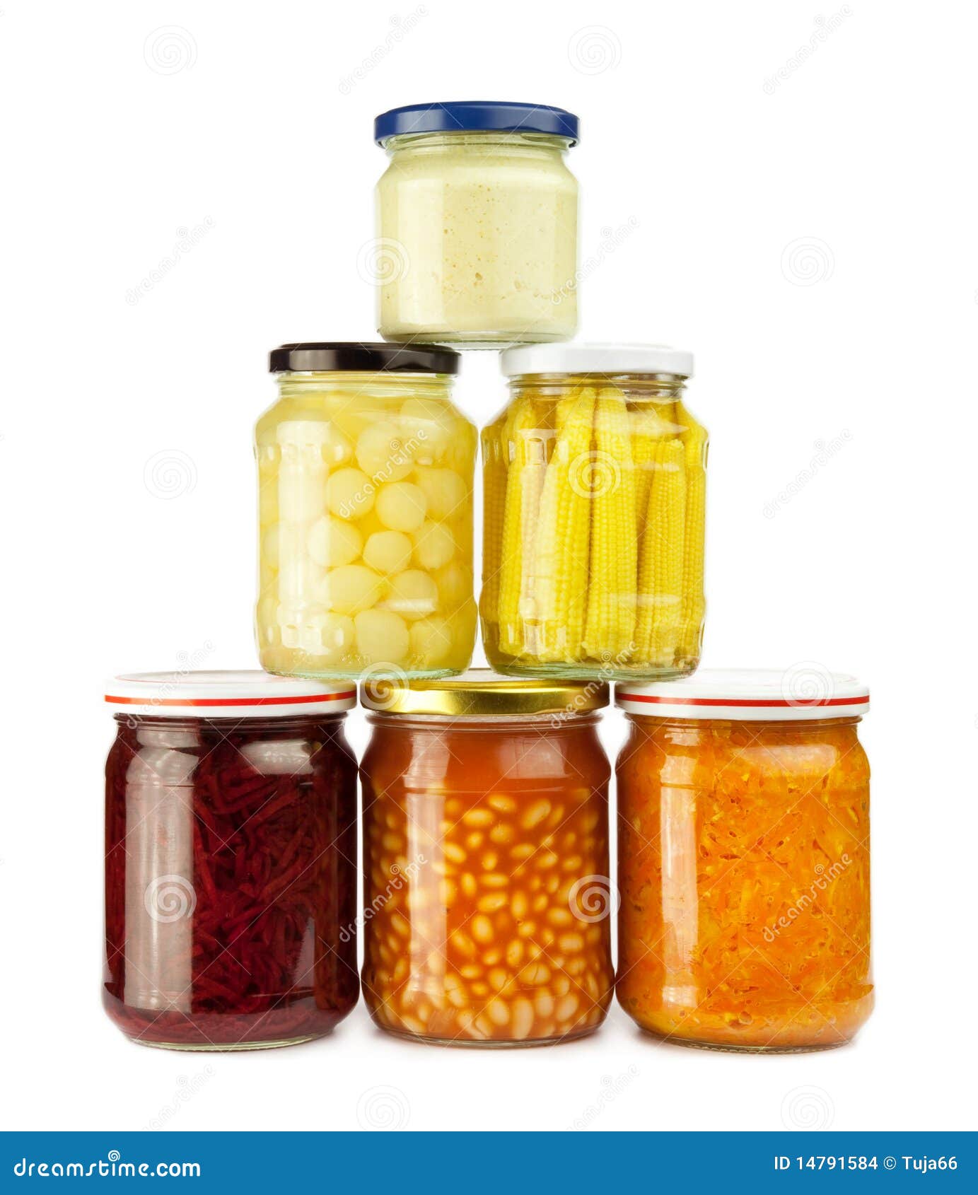 Preserved vegetables stock photo. Image of container - 14791584