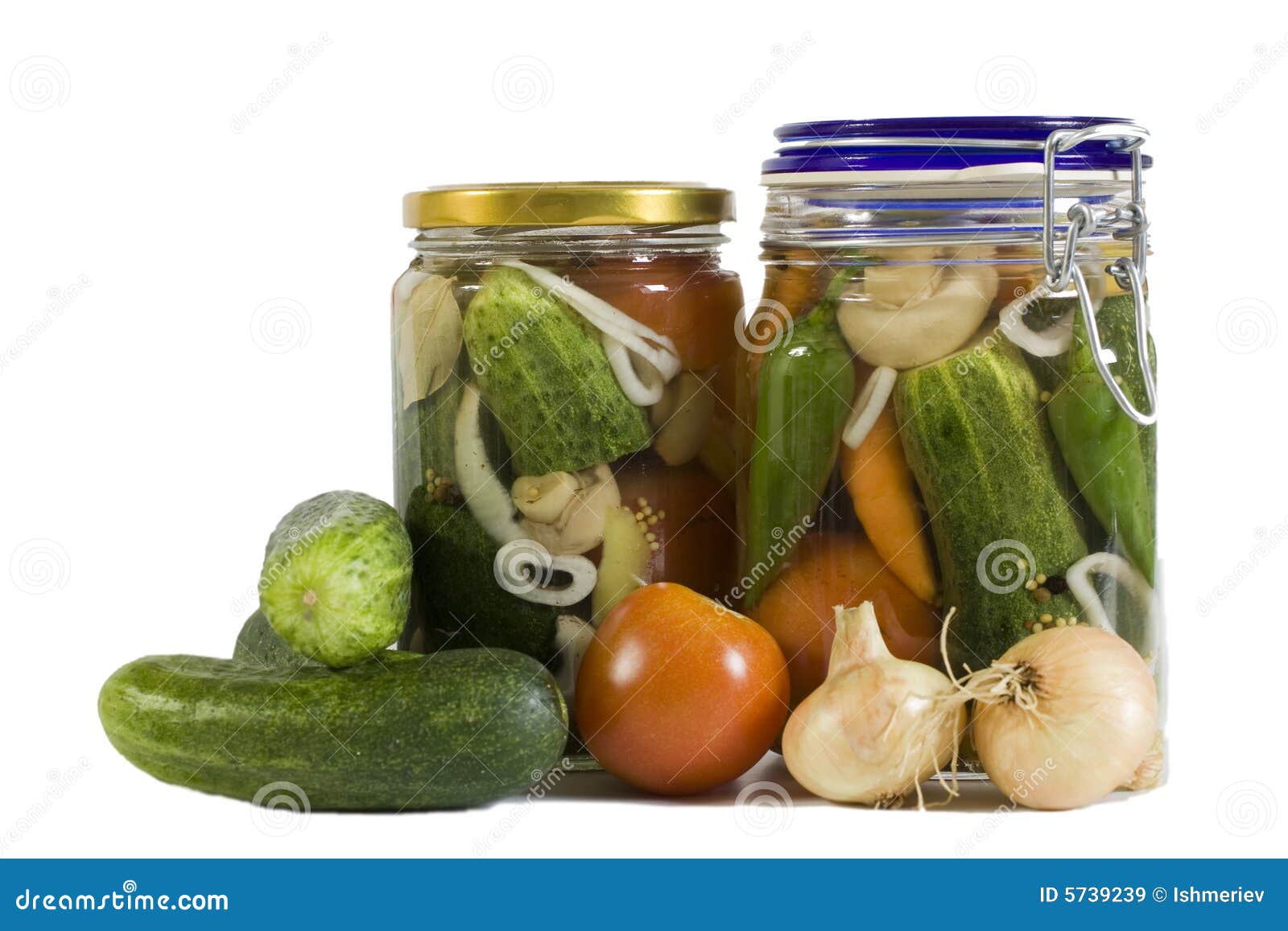 Preserved vegetables stock image. Image of base, pickled - 5739239