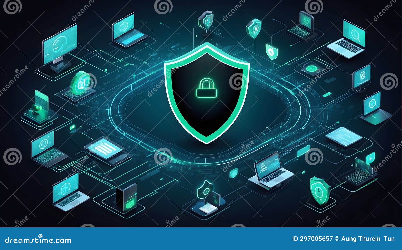 Preserving Data Privacy in the Digital World Stock Image - Image of ...