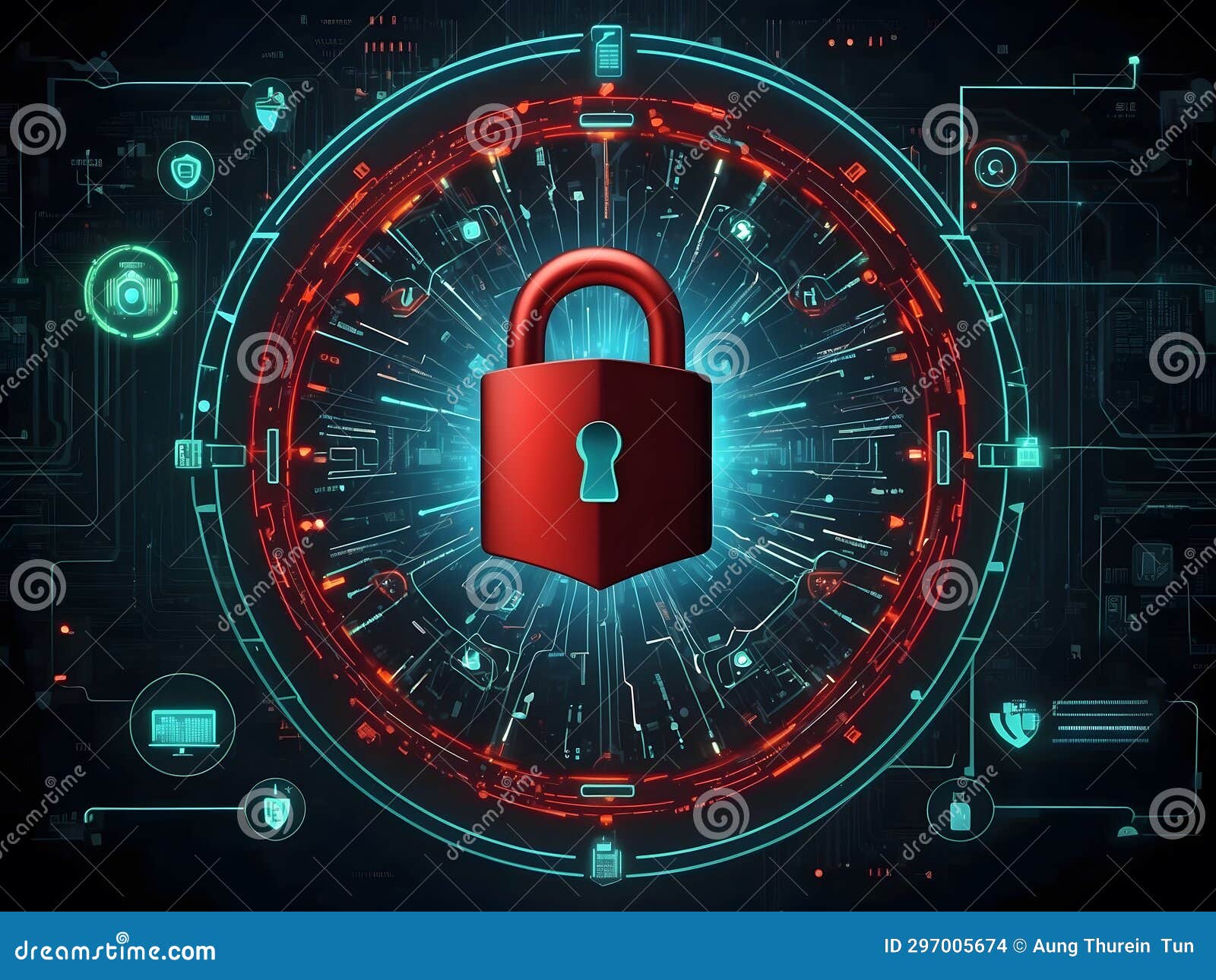 Preserving Data Privacy in the Digital World Stock Illustration ...