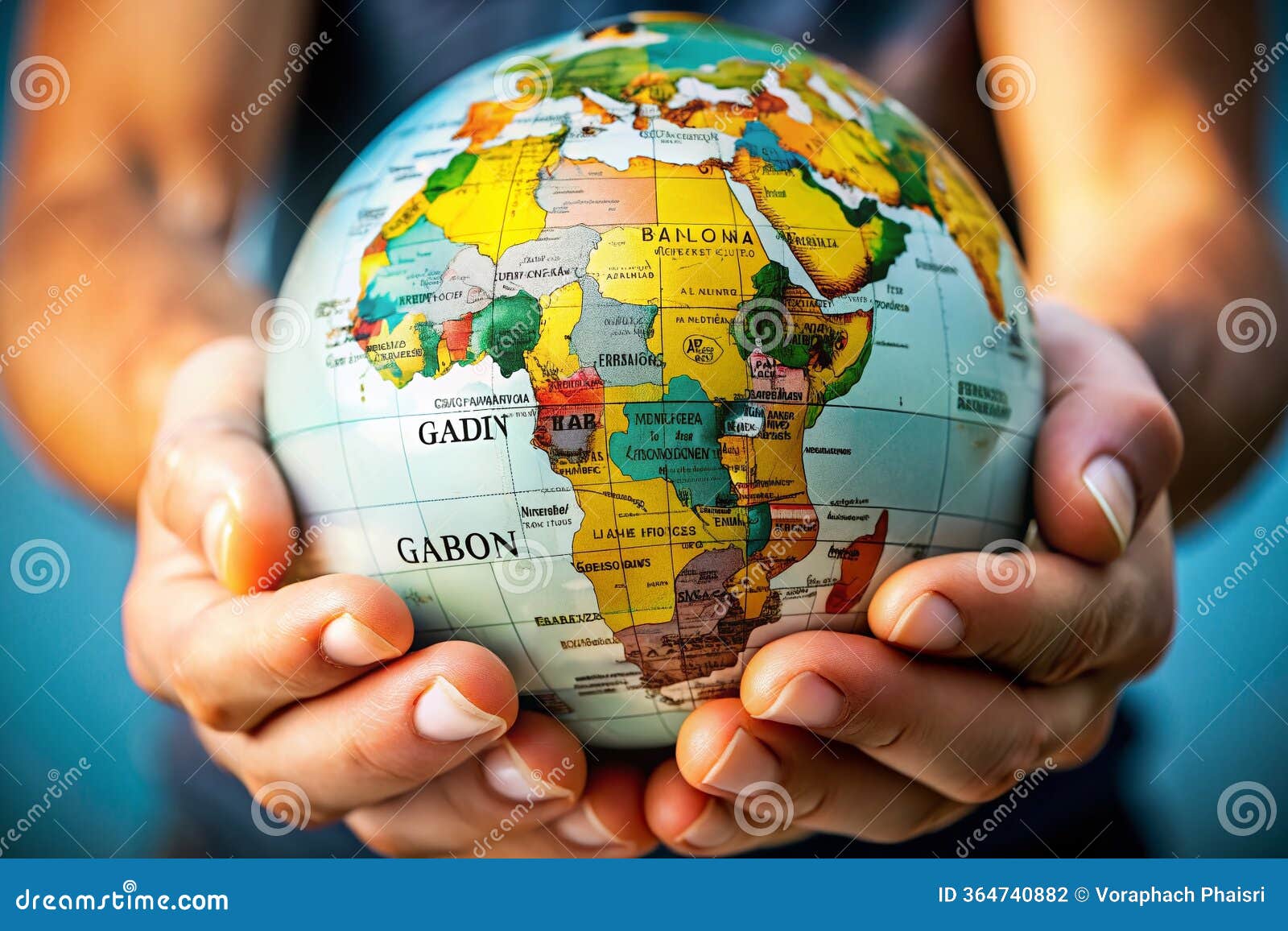 Global Commitment World Environment And Earth Day Symbolized With A ...