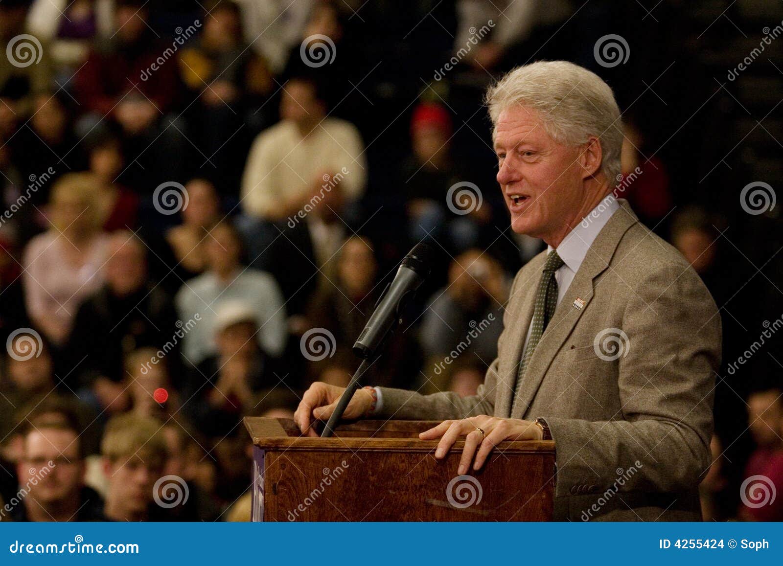 President Bill Clinton editorial stock image. Image of party - 4255424