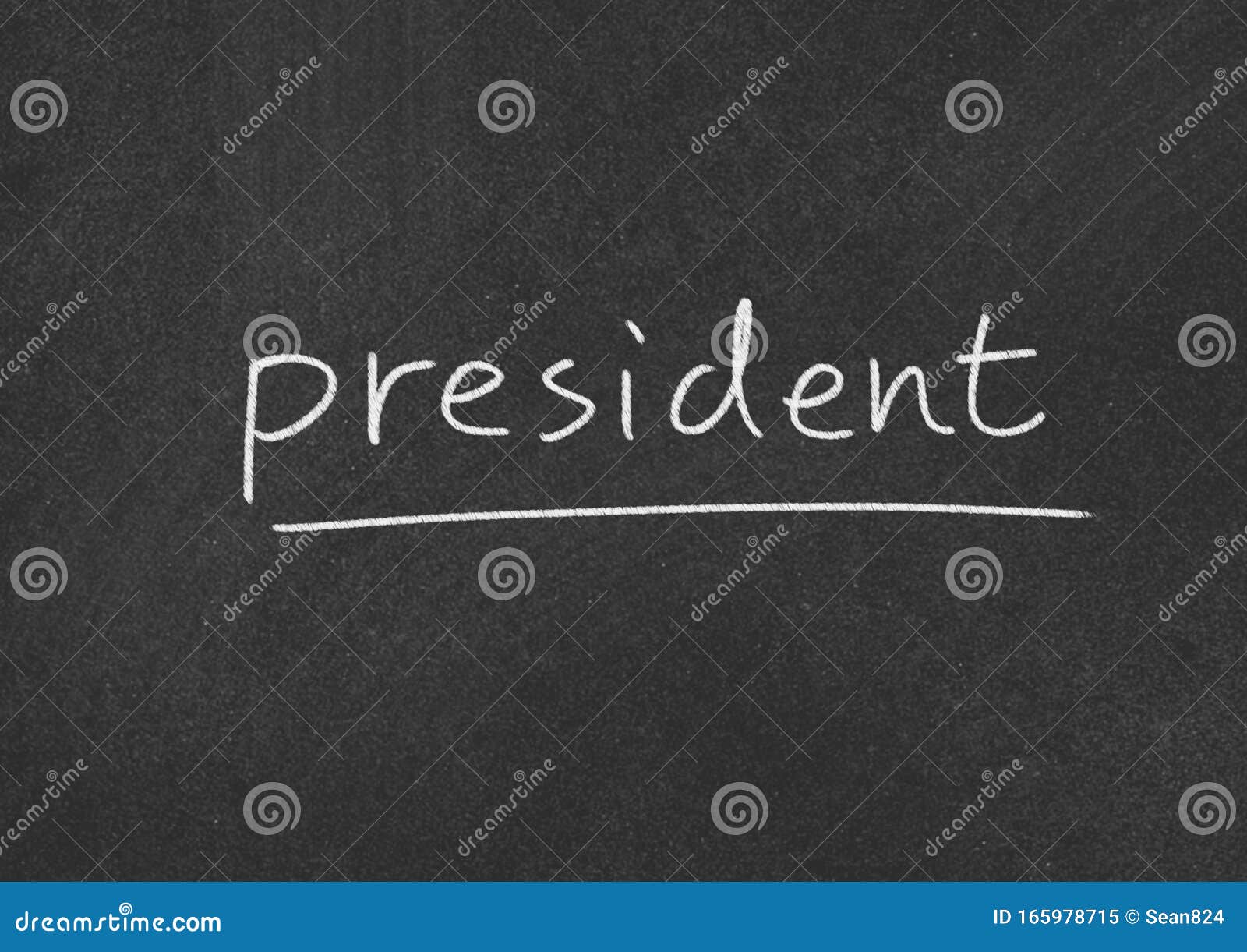 President stock image. Image of chalkboard, abstract - 165978715