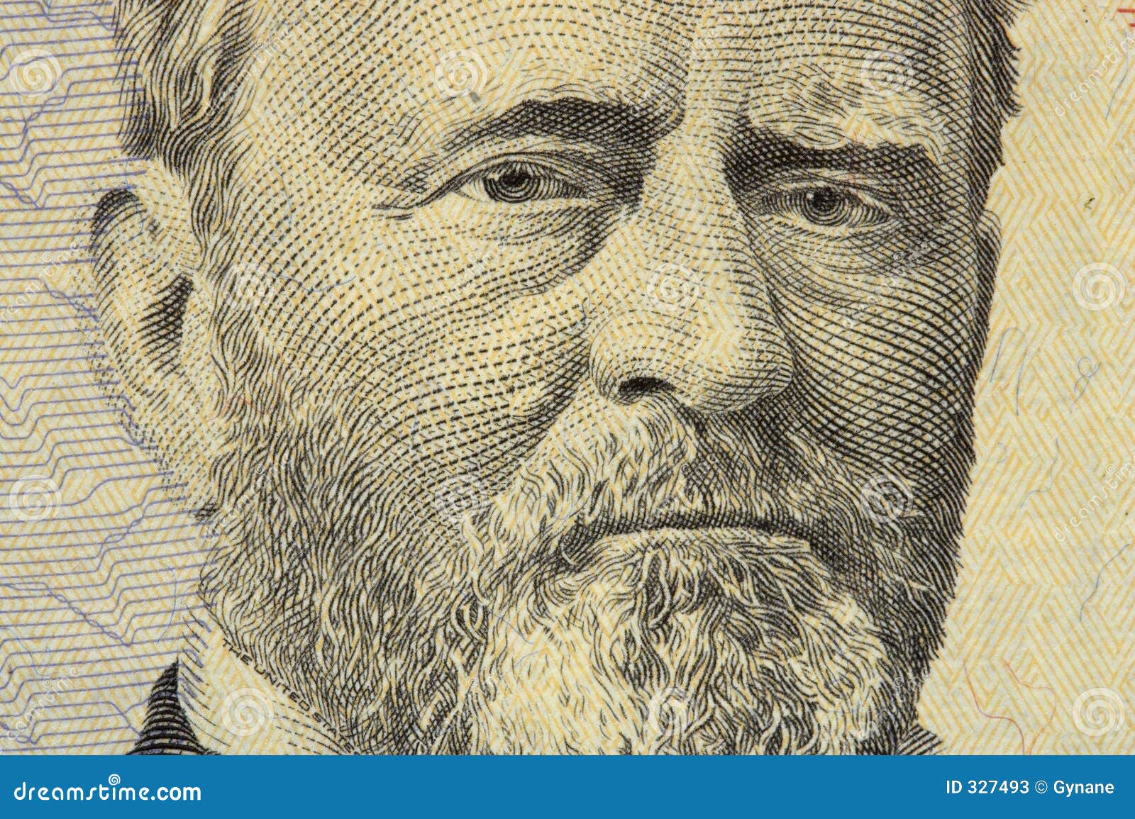 President grant stock image. Image of financial, fifty - 327493