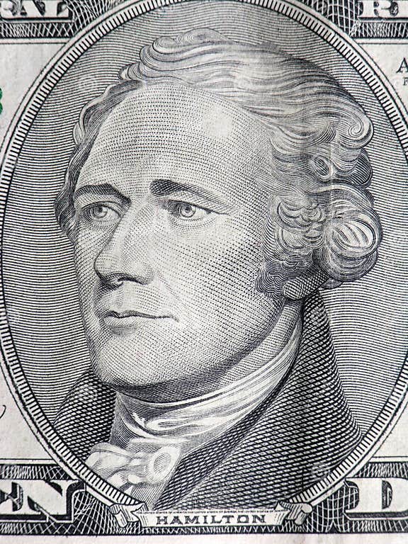 President Hamilton stock photo. Image of finance, horizontal - 408332