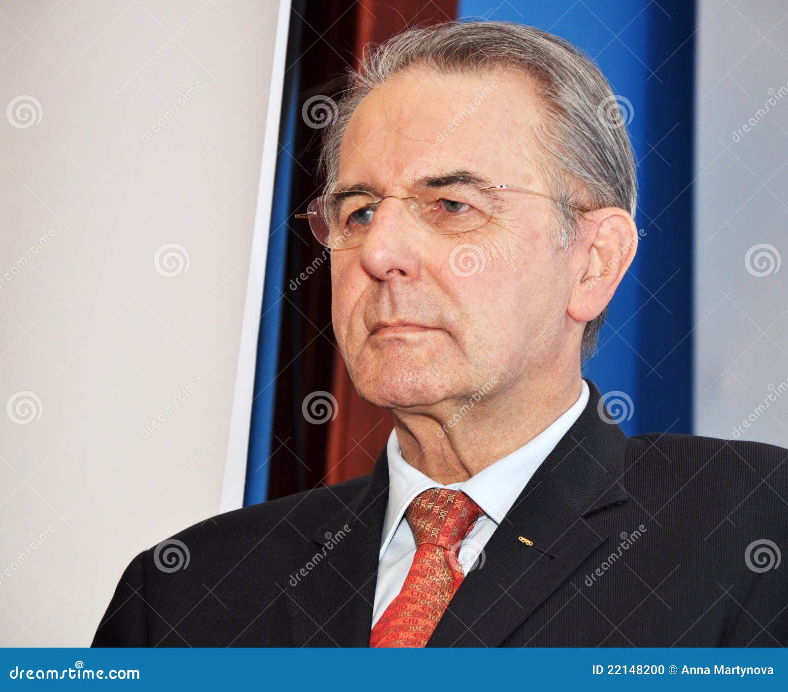 President of the IOC Jacques Rogge Editorial Image - Image of portrait ...