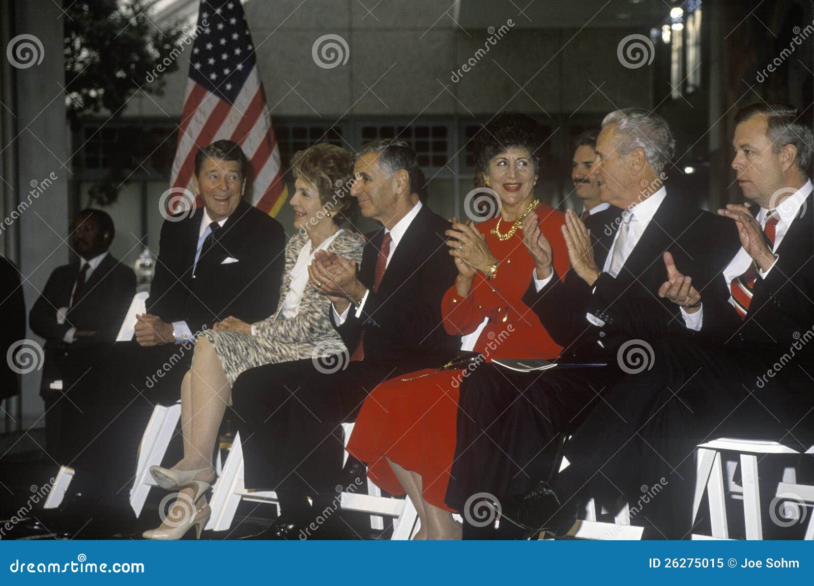 President Ronald Reagan and Mrs. Reagan Editorial Image - Image of ...