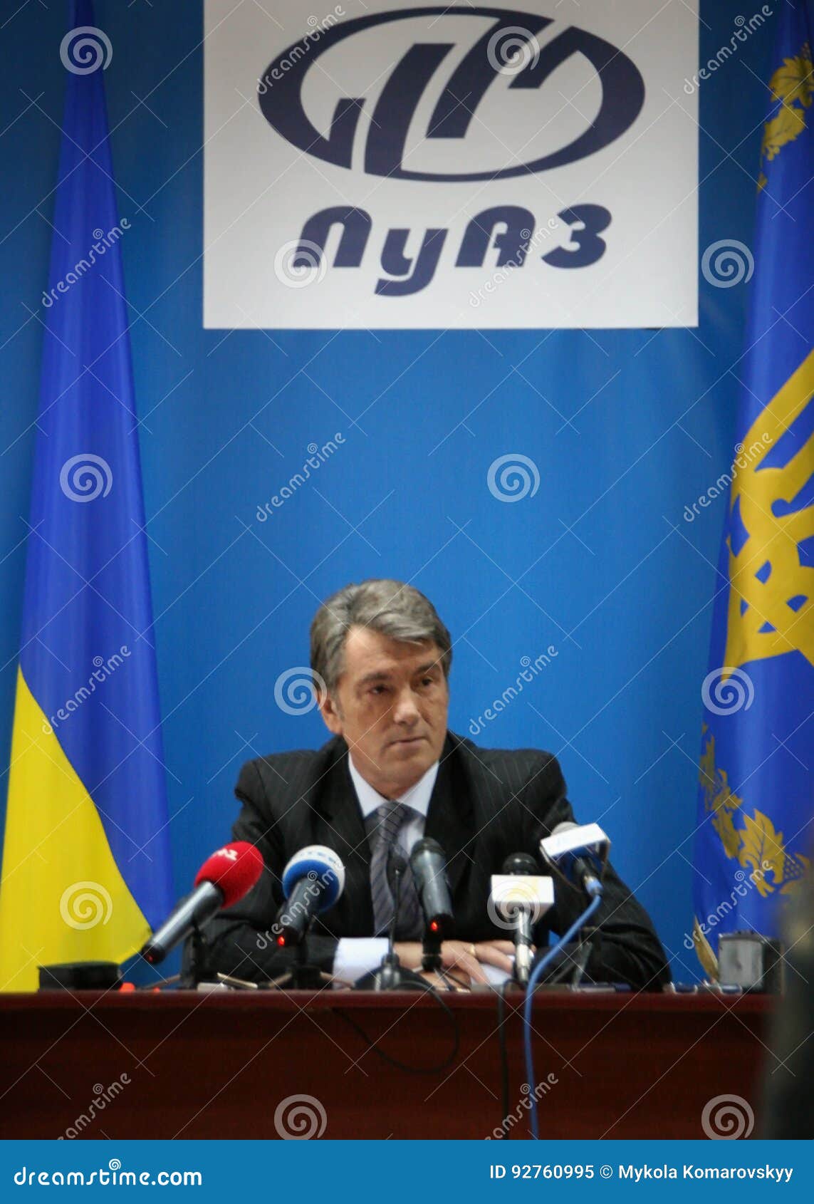 President of Ukraine Viktor Yushchenko Editorial Image - Image of peace ...