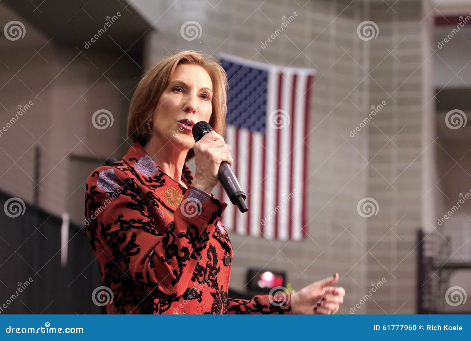 Presidential Candidate Carly Fiorina Editorial Image Image Of